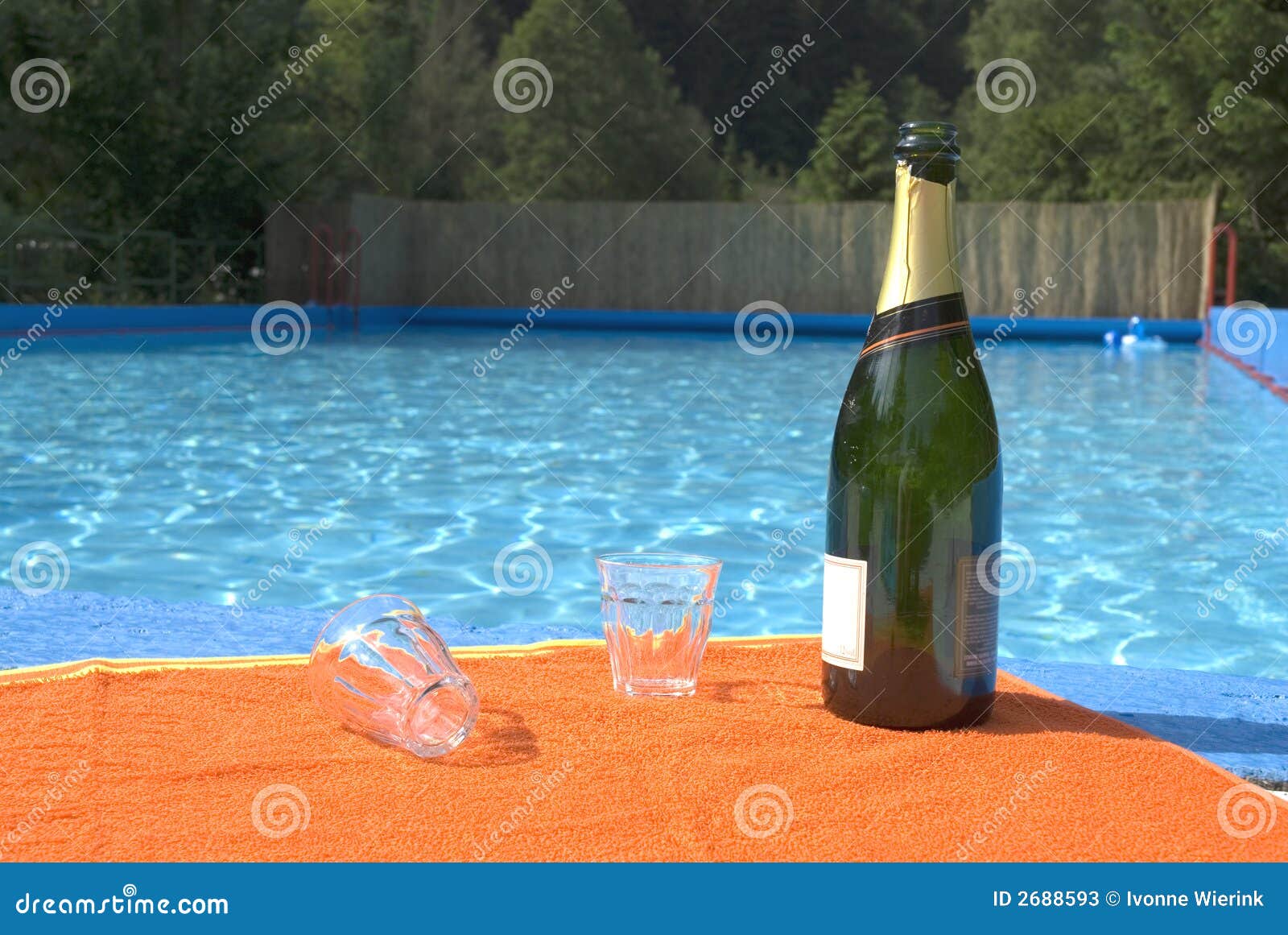 After Party by Swimming-pool Stock Image - Image of drink, private: 2688593