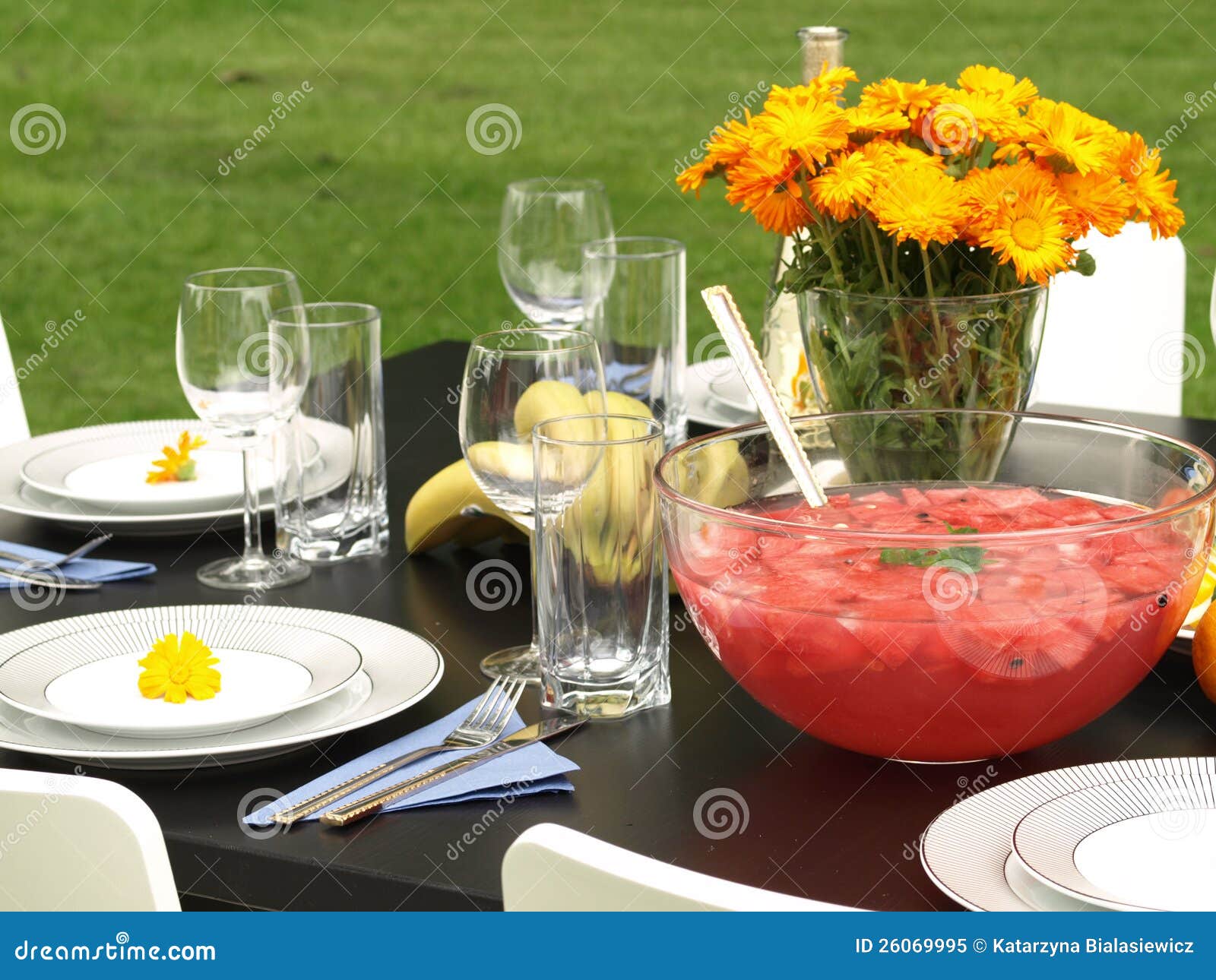 Party table stock image. Image of anniversary, dinner - 26069995
