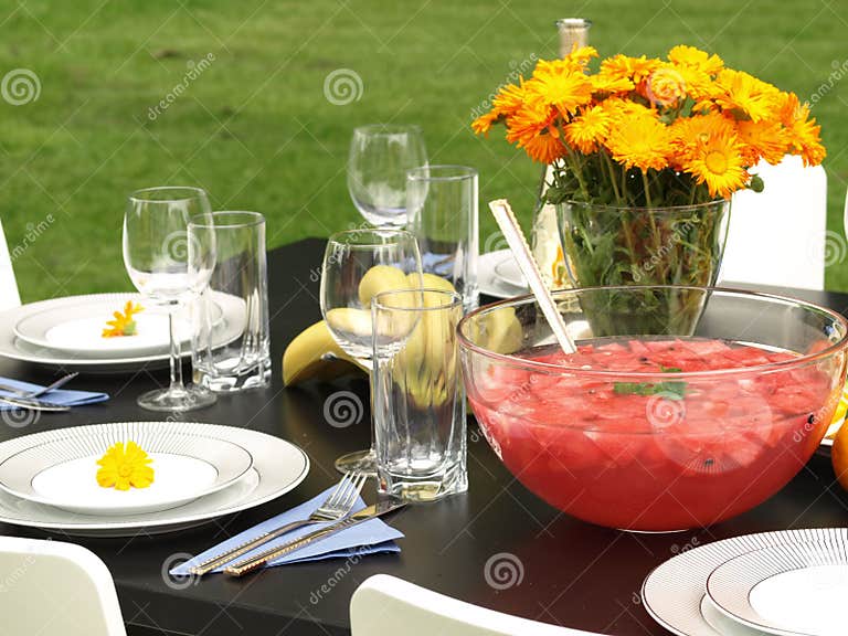 Party table stock image. Image of anniversary, dinner - 26069995