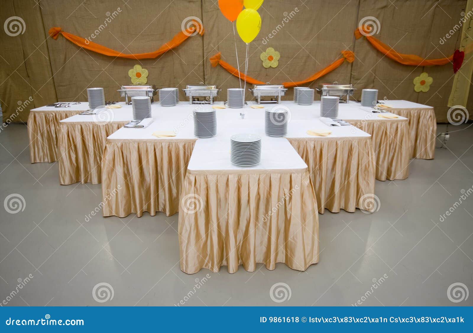 Party table stock photo. Image of elegant, inside, comfortable - 9861618