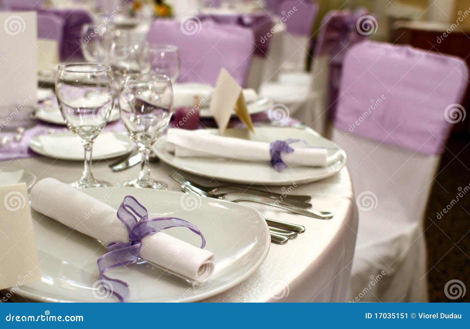 Party table setting stock image. Image of fancy, bouquet - 17035151