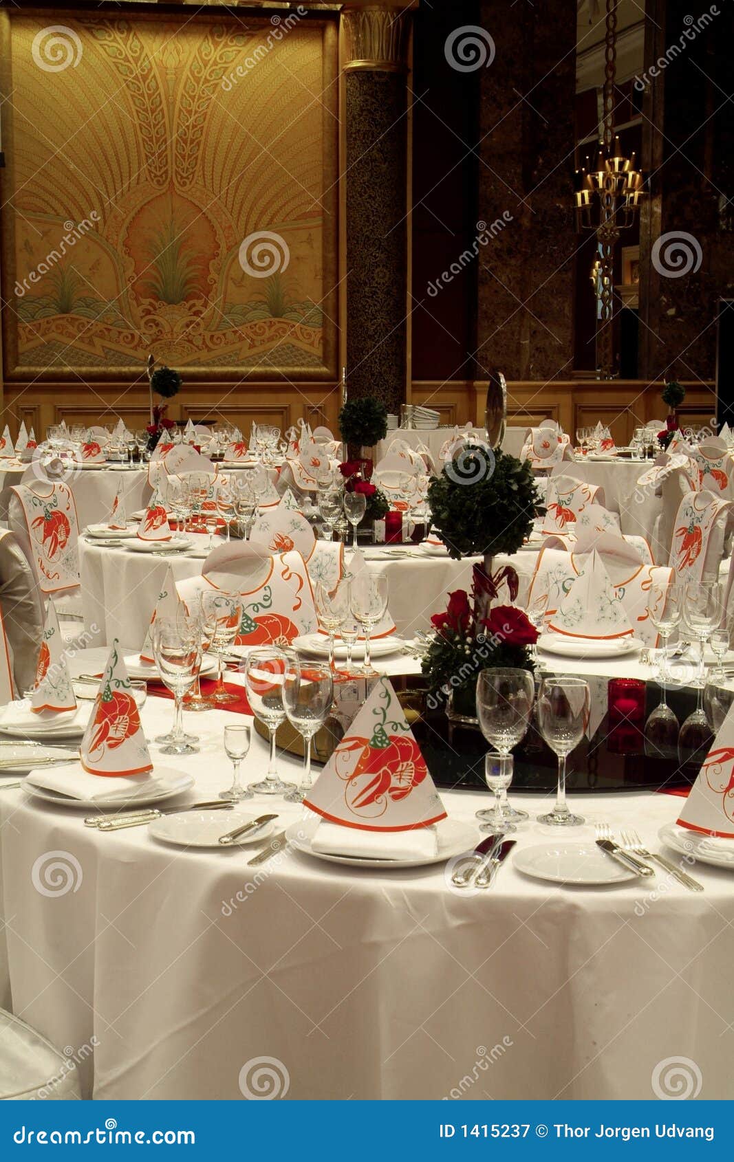 Party tables stock image. Image of chair, celebration - 1415237