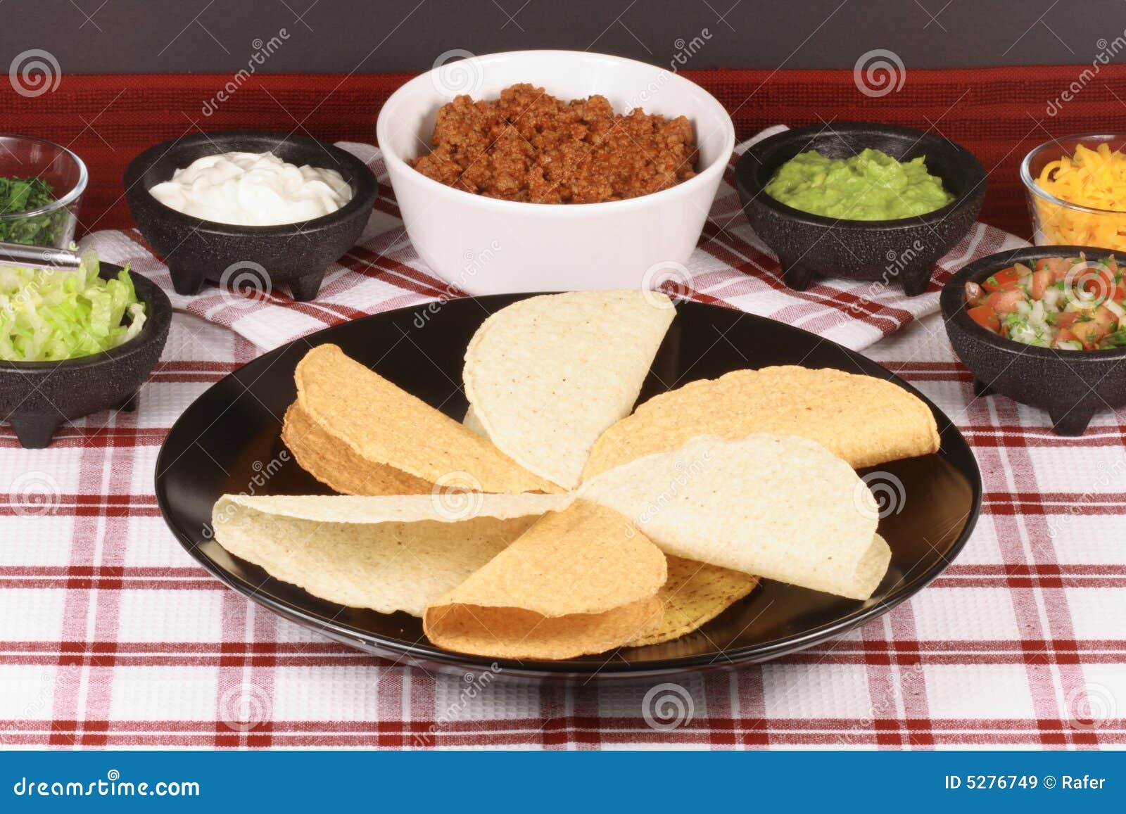 Party tacos table stock image. Image of pico, eating, guacamole - 5276749