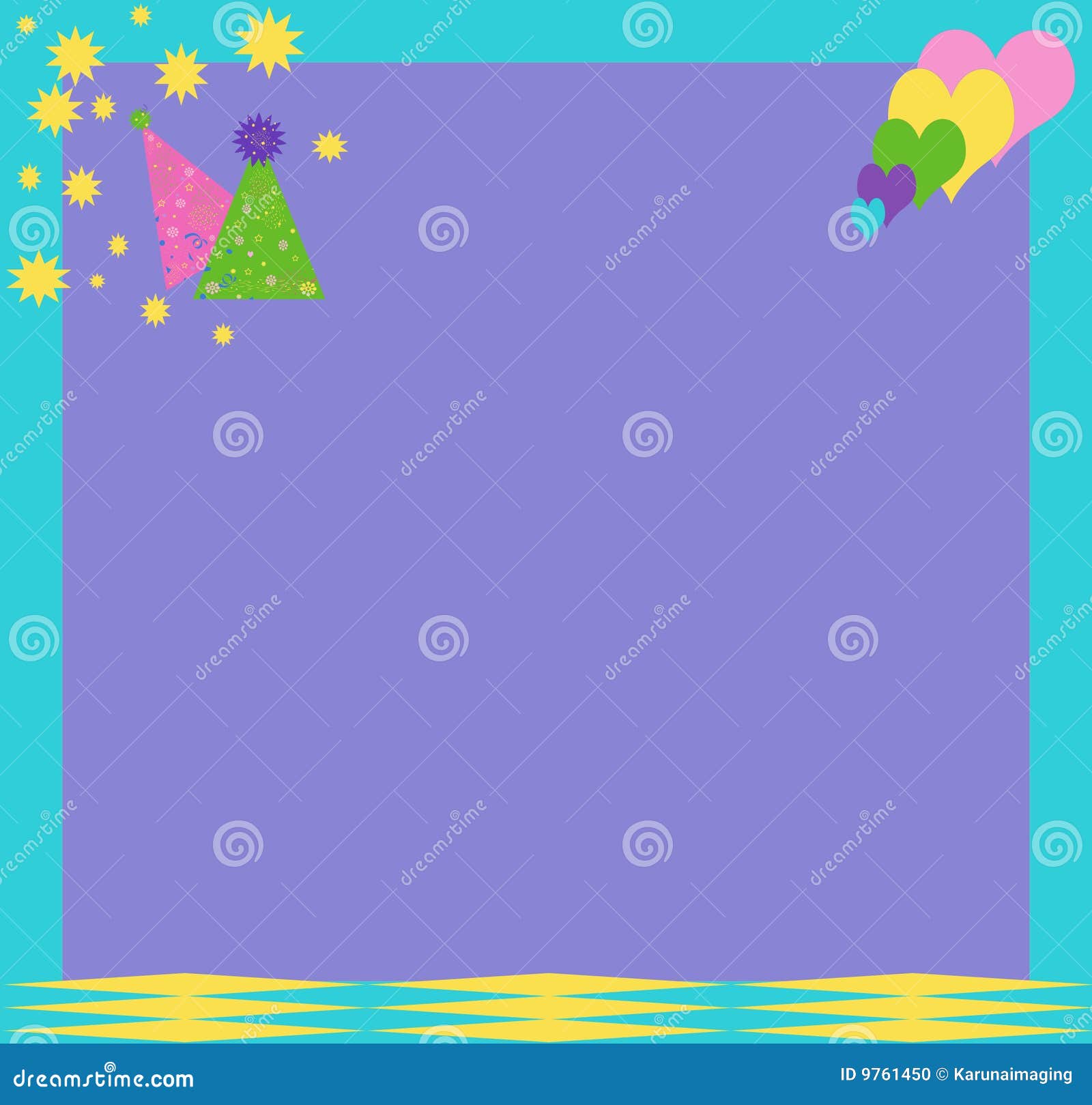 Party Theme Background stock illustration. Illustration of heart - 9761450