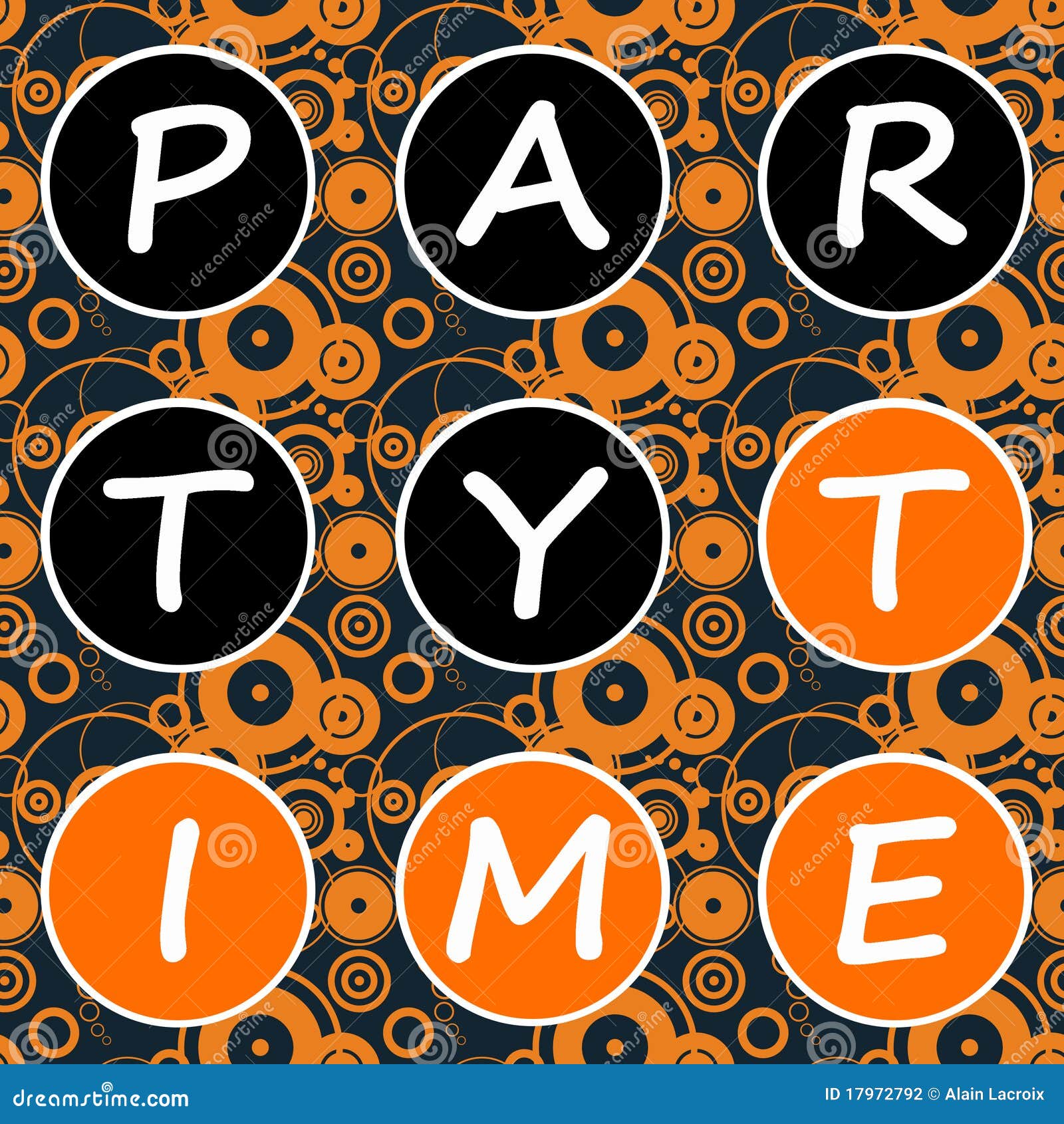 Party time stock illustration. Illustration of festive - 17972792