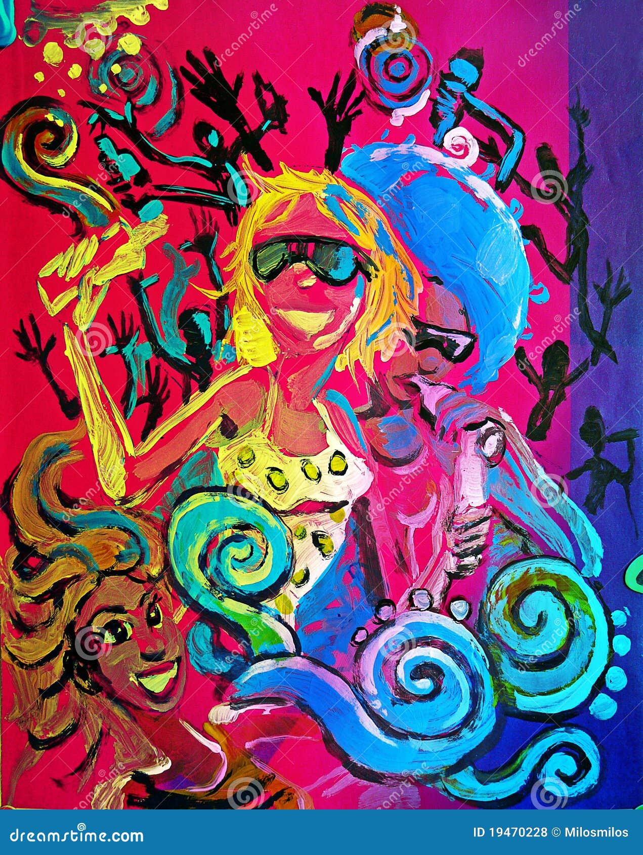 Party time stock illustration. Illustration of disco - 19470228