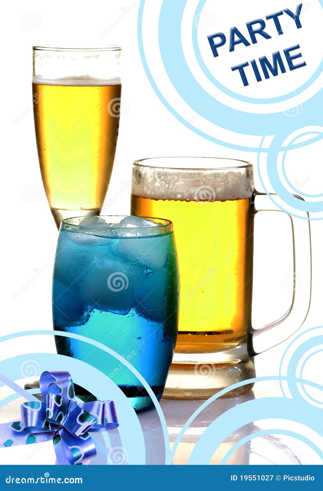 Party time stock image. Image of isolated, juices, time - 19551027