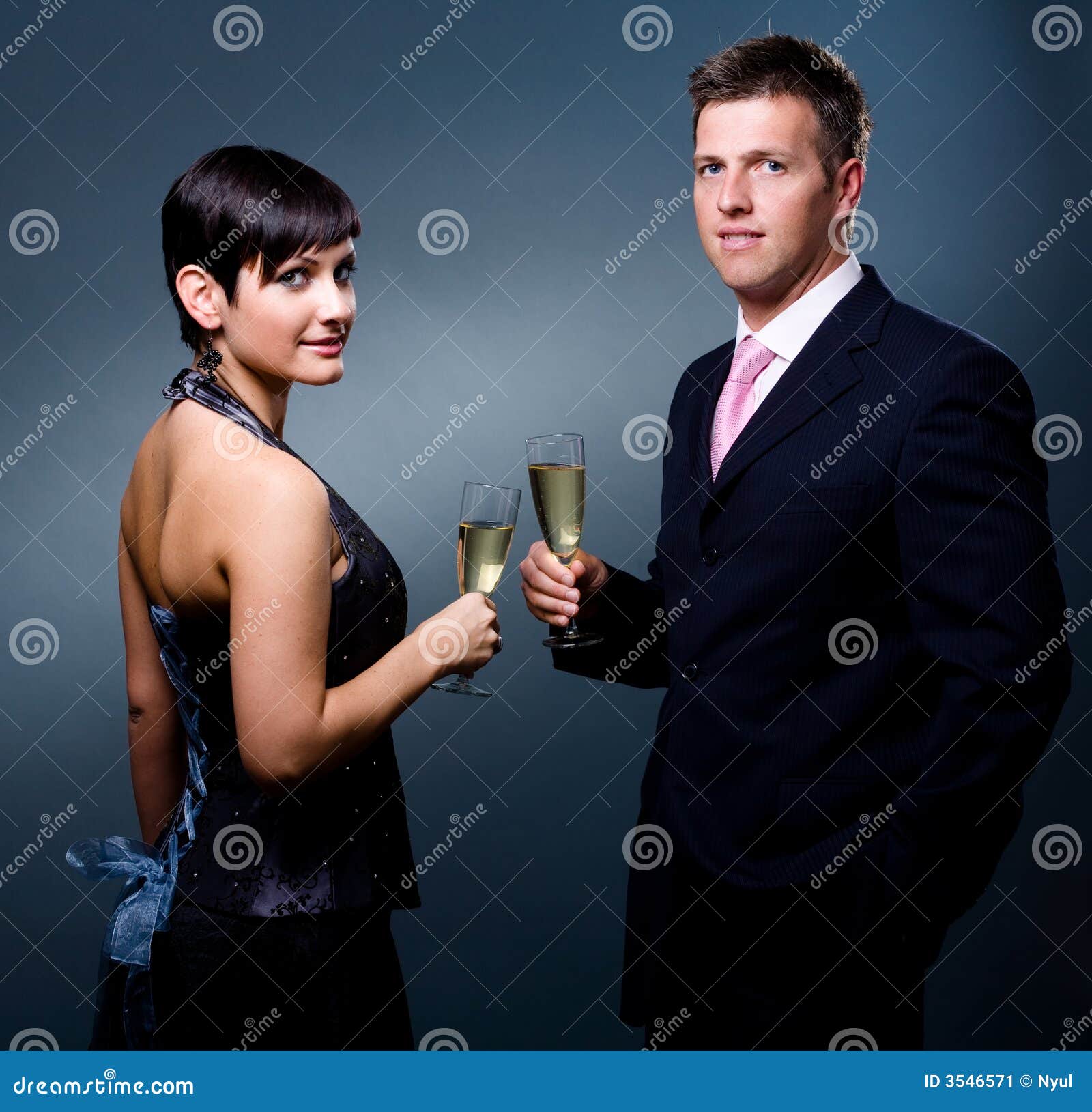 Party time stock image. Image of beverage, couple, celebrating - 3546571