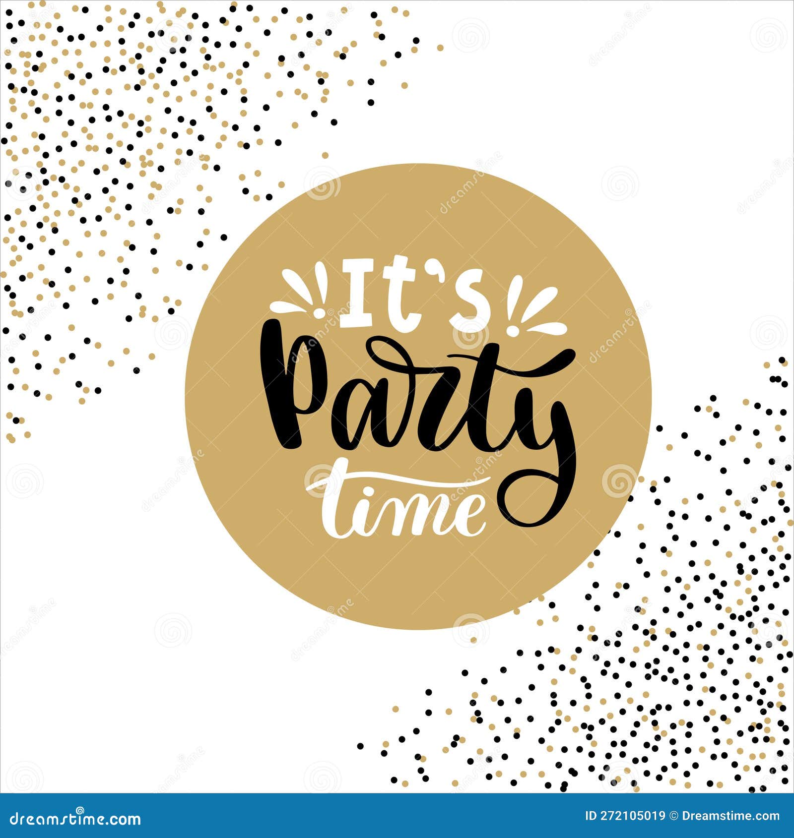 Party Time. Party Celebration. Party Time Celebration Stock Vector ...