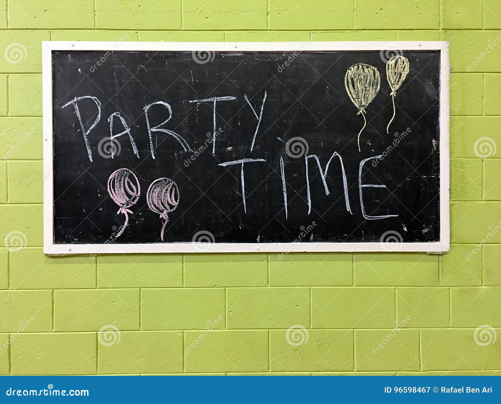 Party Time Sign stock image. Image of carnival, concept - 96598467