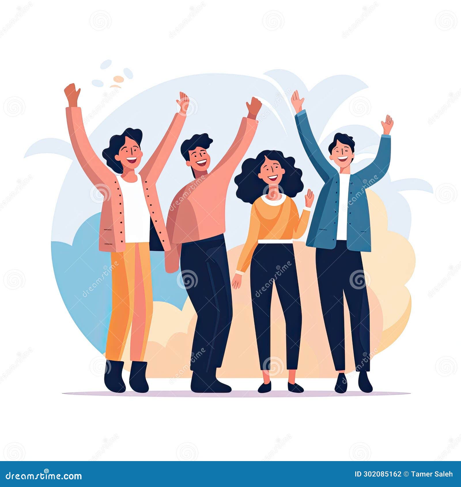 Party Vector Illustration. stock illustration. Illustration of ...