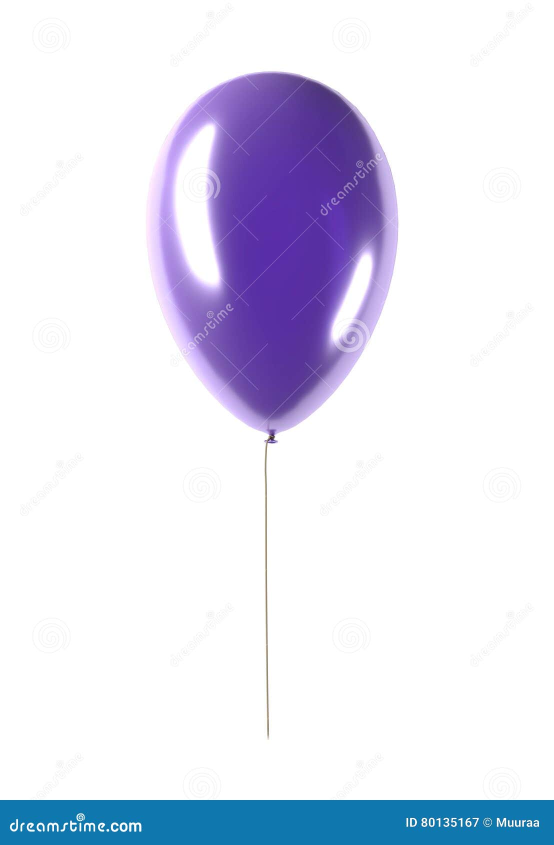 Party violet balloon stock illustration. Illustration of decoration ...