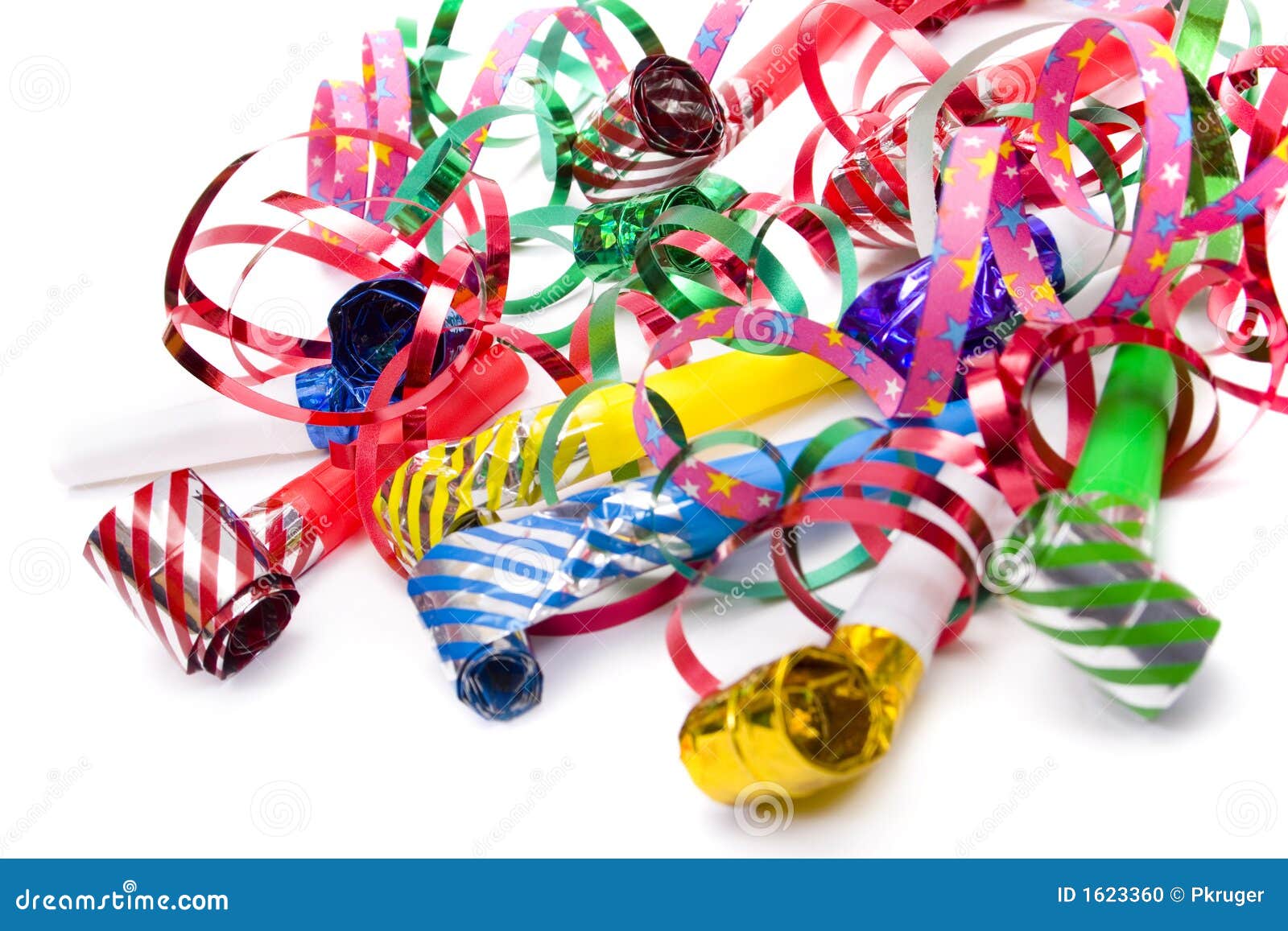 Party whistle stock photo. Image of confetti, colorful - 1623360