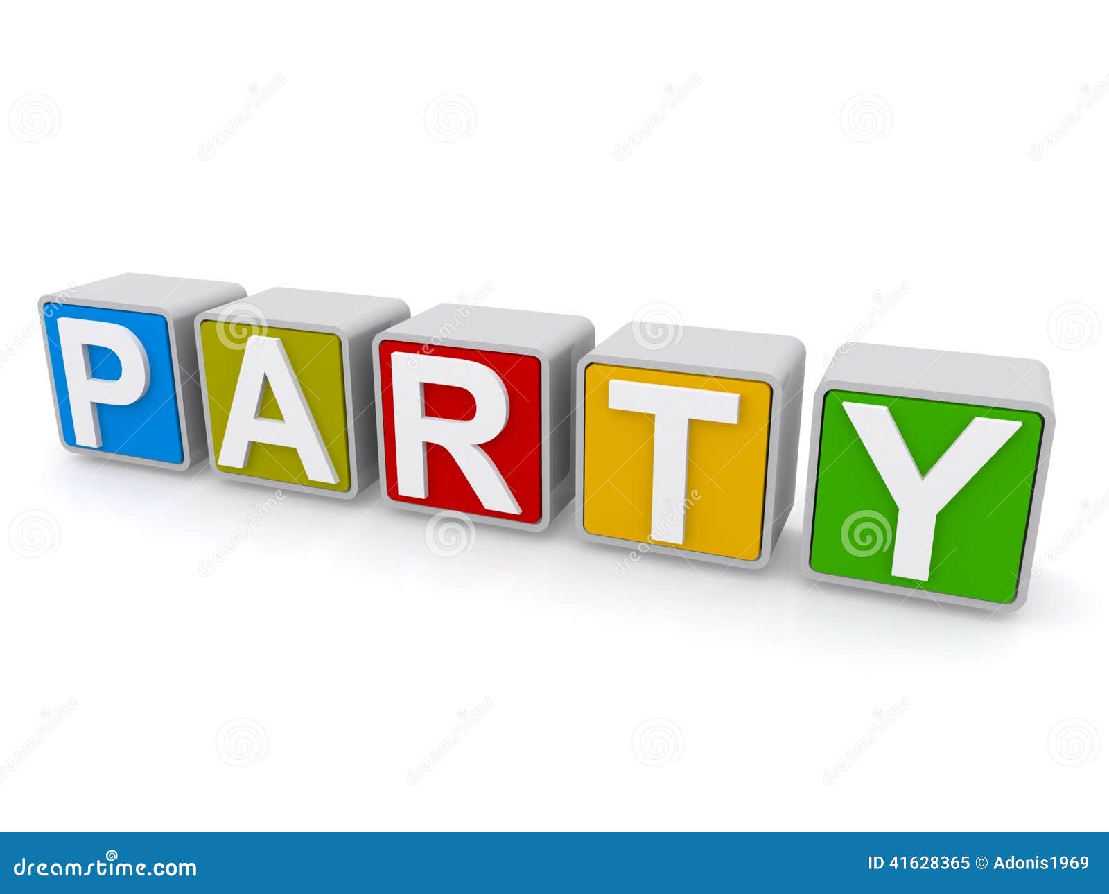 Party stock illustration. Illustration of block, colour - 41628365