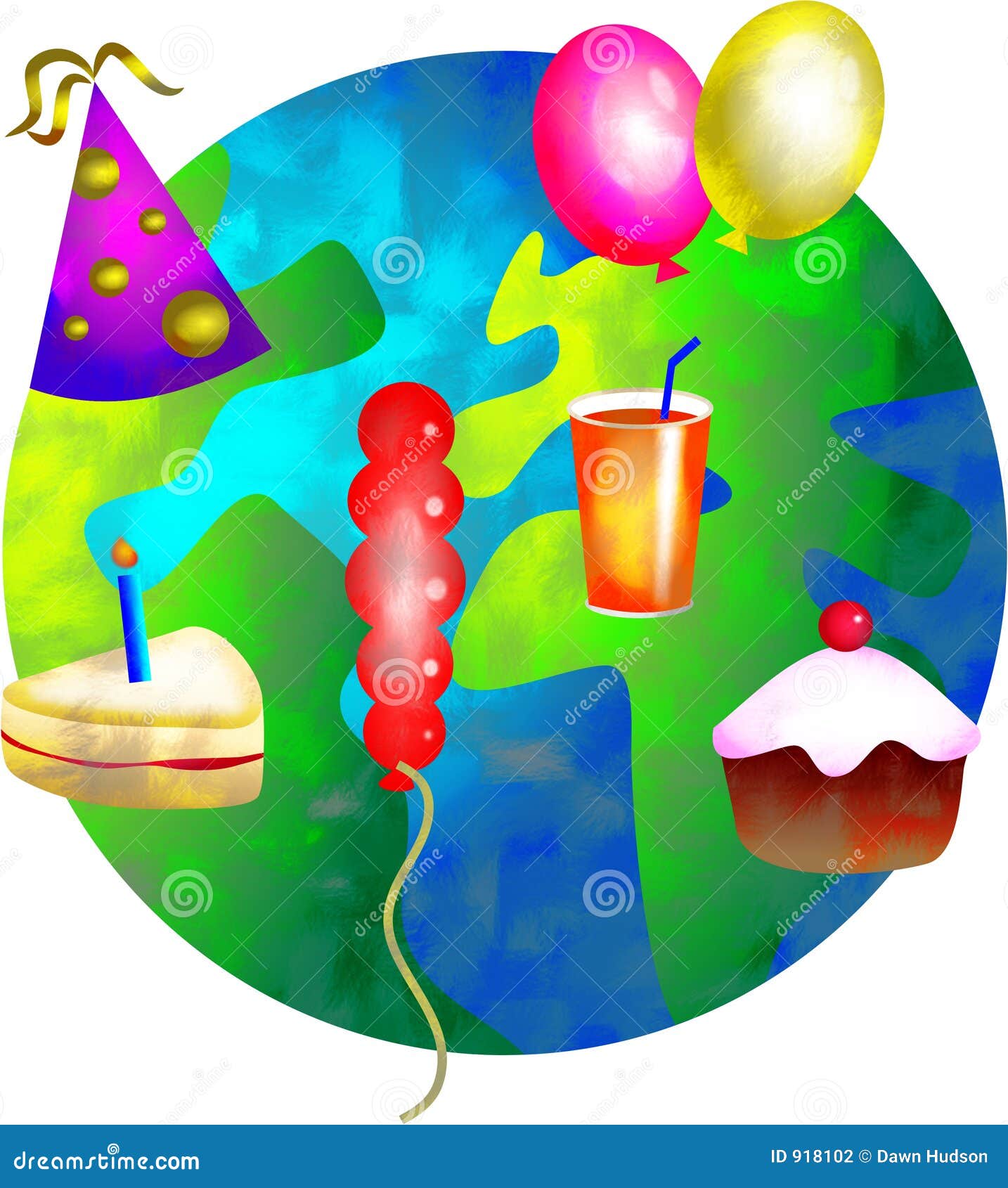 Party world stock illustration. Illustration of illustrations - 918102