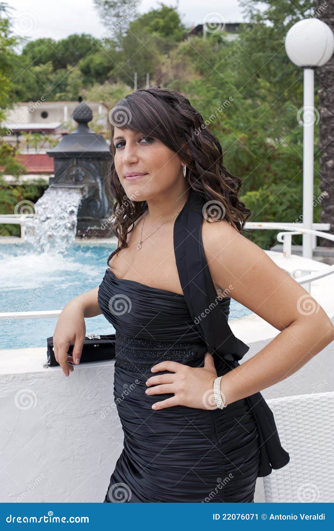 Partygoer stock image. Image of attire, cocktail, design - 22076071