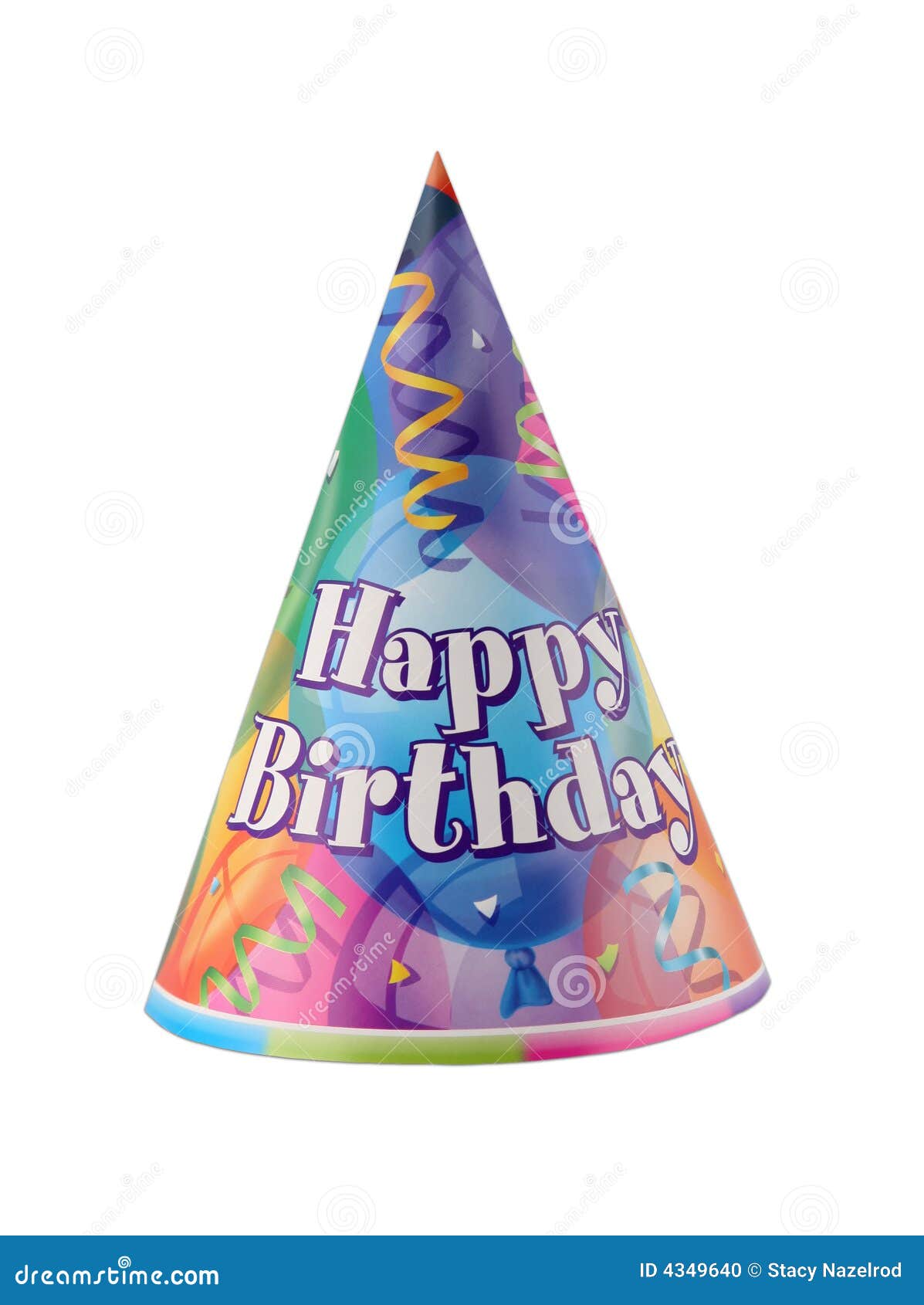 Partyhut stockfoto. Bild von kuchen, bunt, froh, glücklich - 4349640