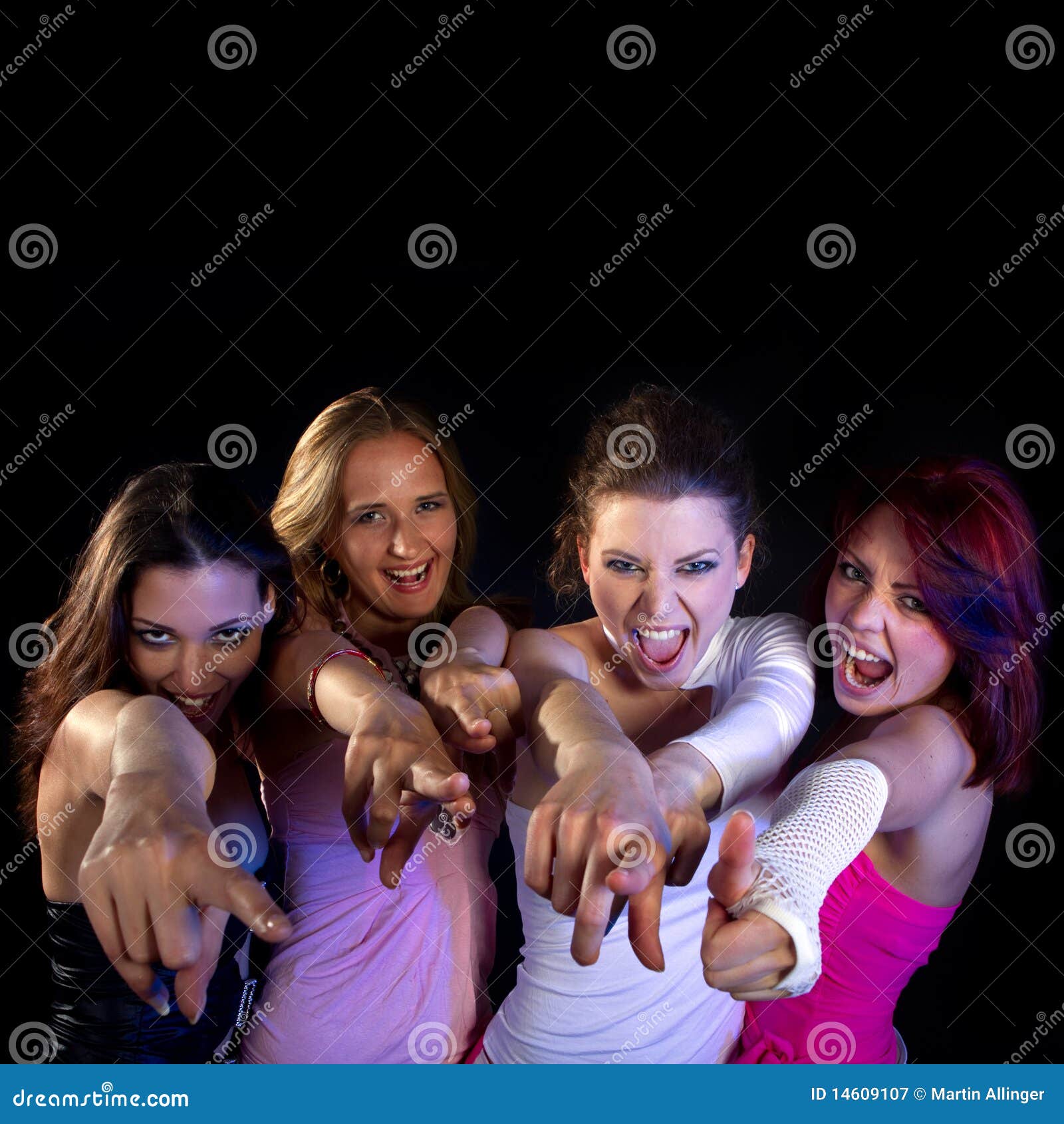 Partying women stock image. Image of adult, couple, clubbing - 14609107