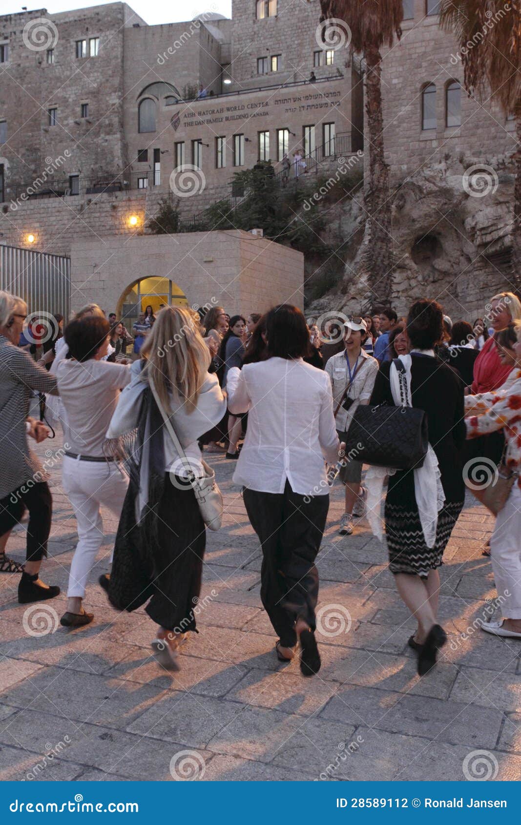 Partying Women during Shabbat in Jerusalem Editorial Photography ...