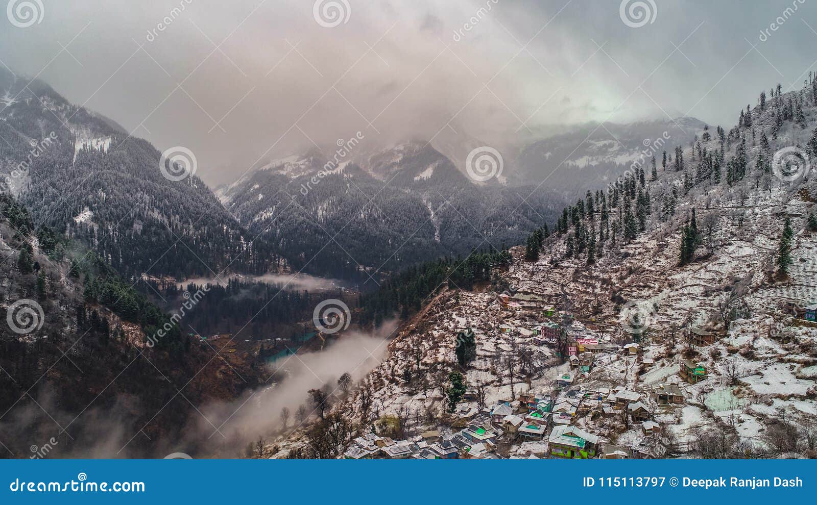 Parvati valley stock image. Image of himalayas, himalaya - 115113797