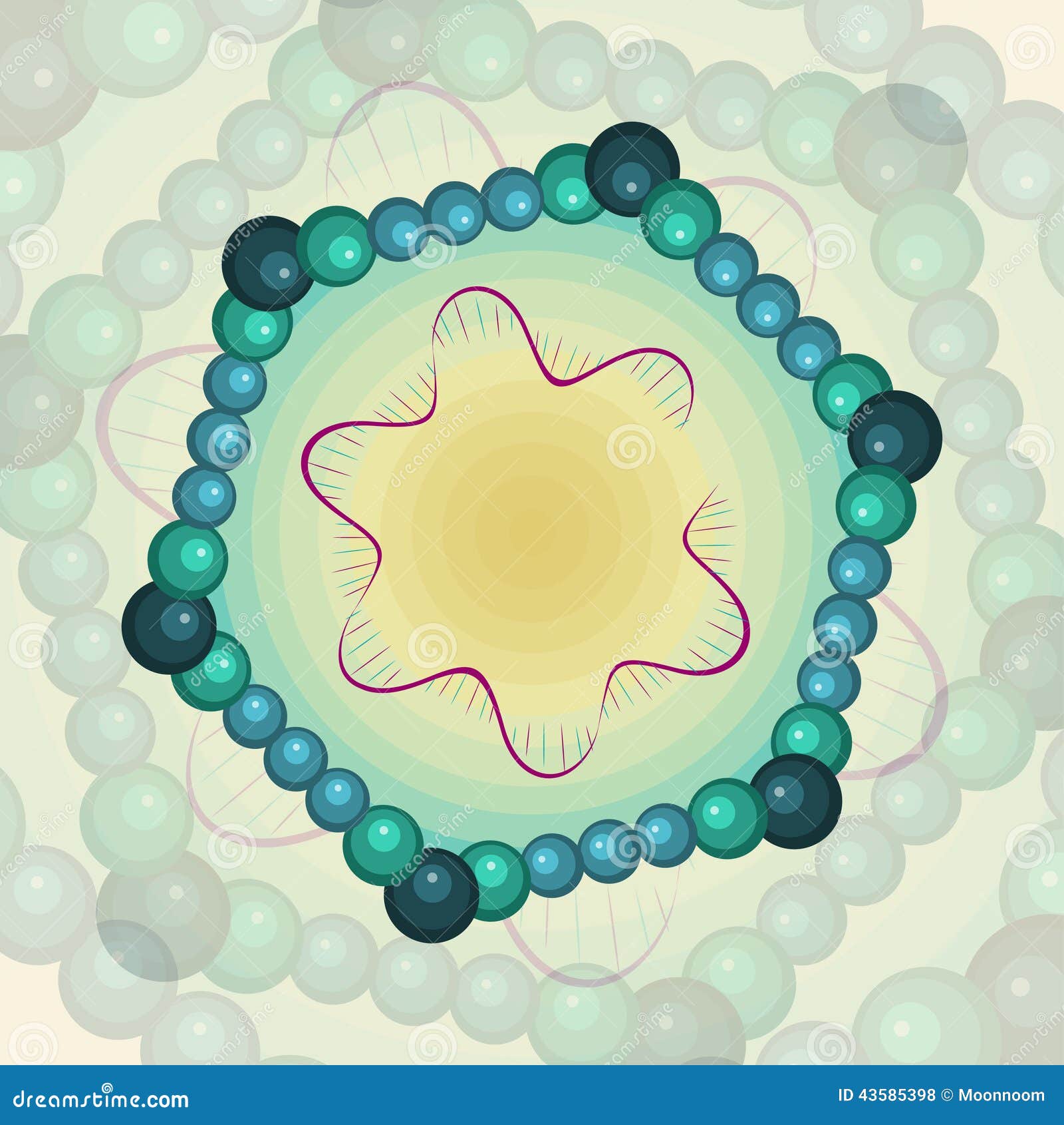 Parvovirus In Blood With Red Blood Cells Royalty-Free Cartoon ...