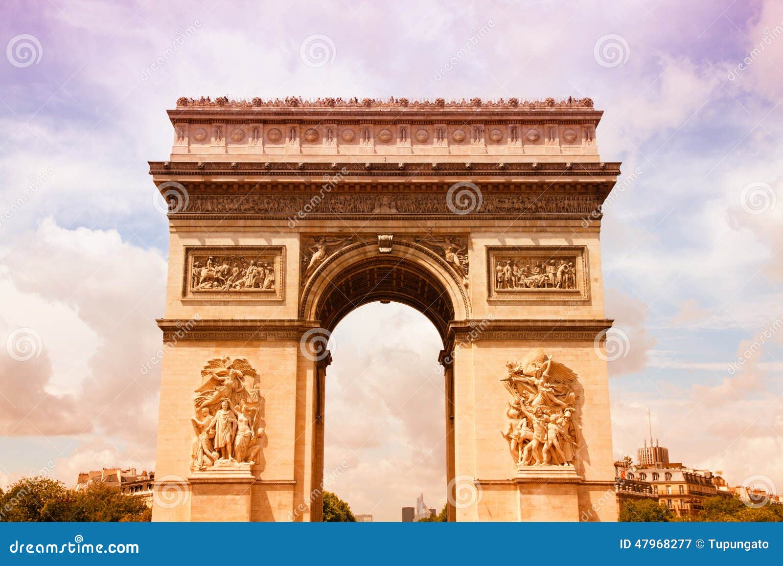 Paryski zabytek obraz stock. Obraz złożonej z landmark - 47968277