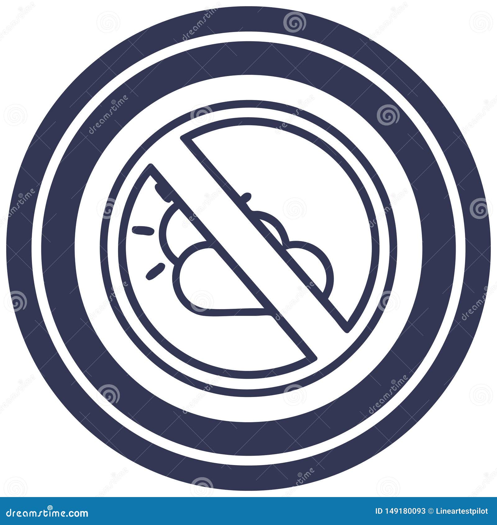 Pas Ic?ne Circulaire De Temps Illustration de Vecteur - Illustration du ...