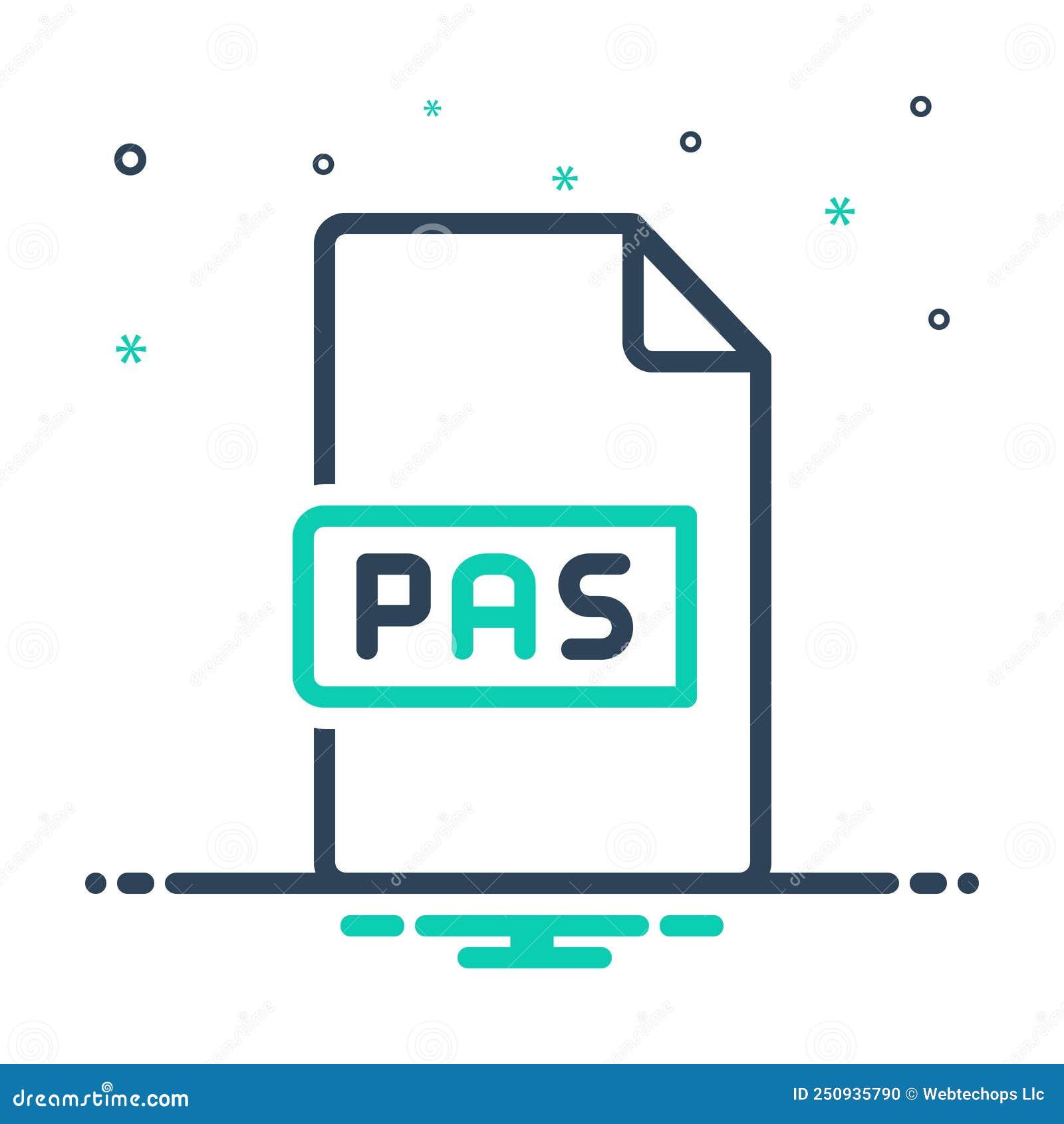 Mix Icon for Pas, Passport and Citizenship Stock Illustration ...