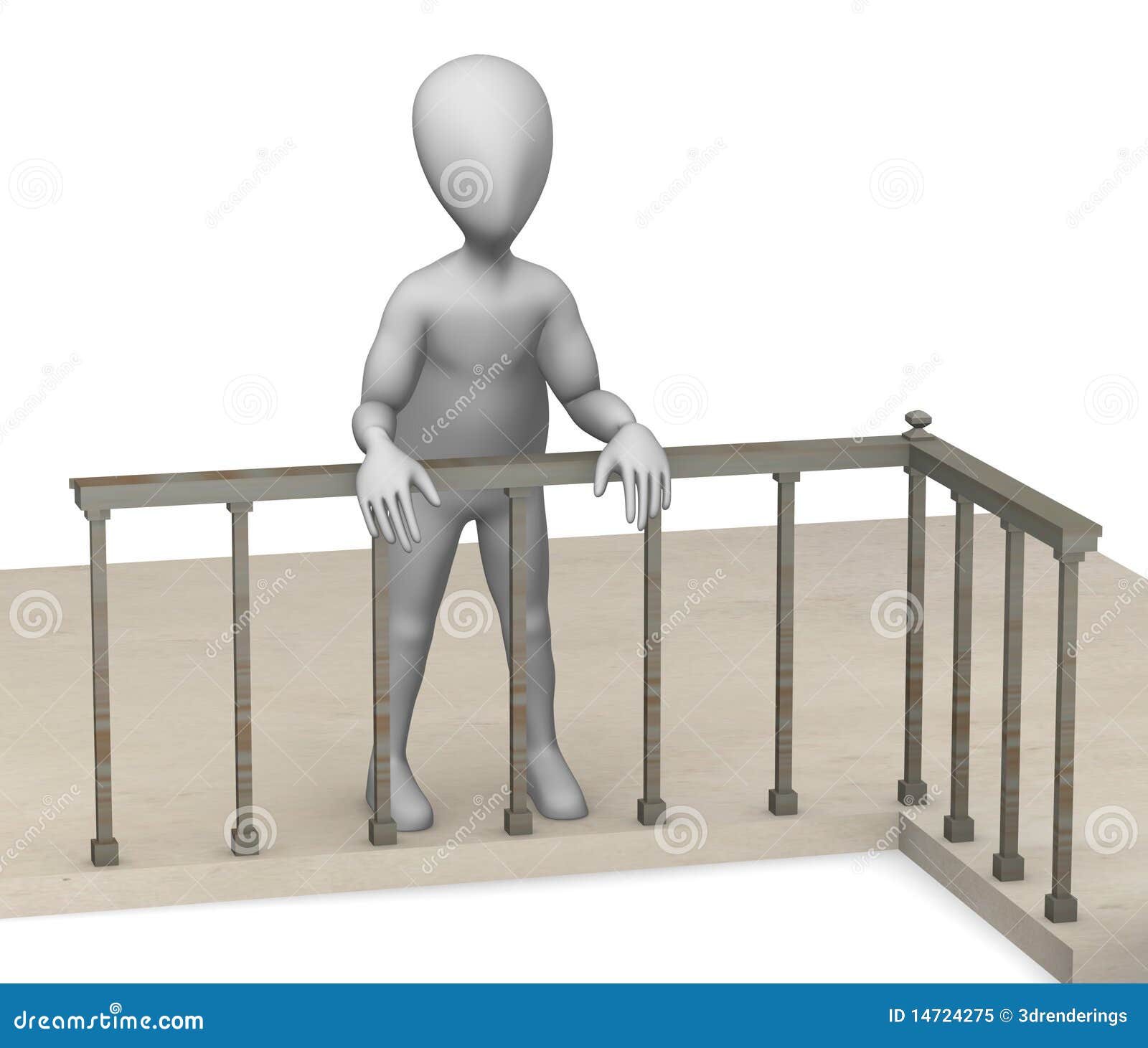 Pasamanos stock de ilustración. Ilustración de carril - 14724275