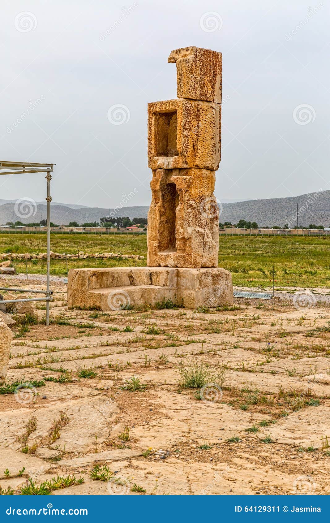 Pasargadae Archaeological Site Stock Image - Image of civilization ...