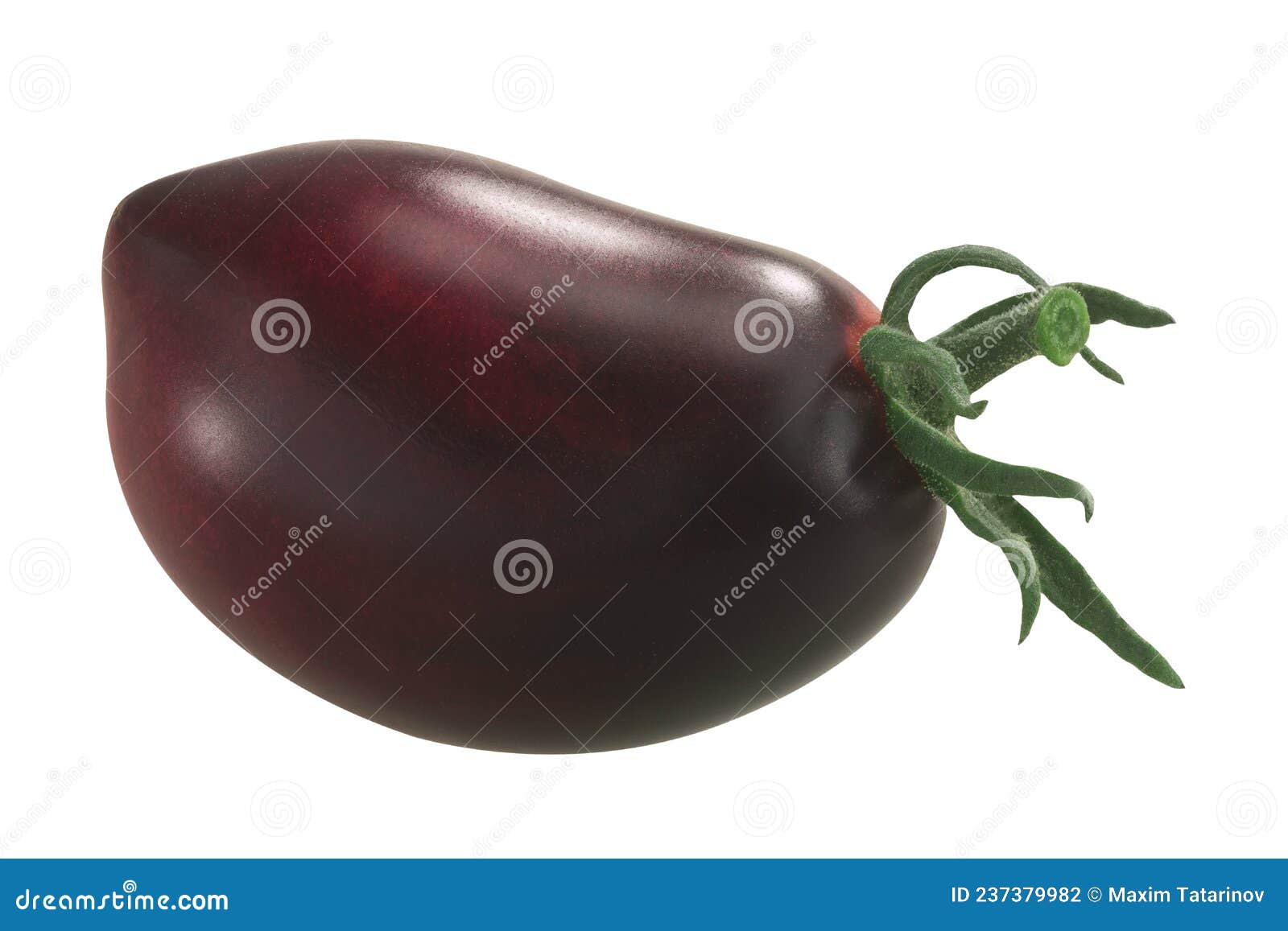 Pascal De Picardie Heirloom Tomato Isolated Stock Photo - Image of ...