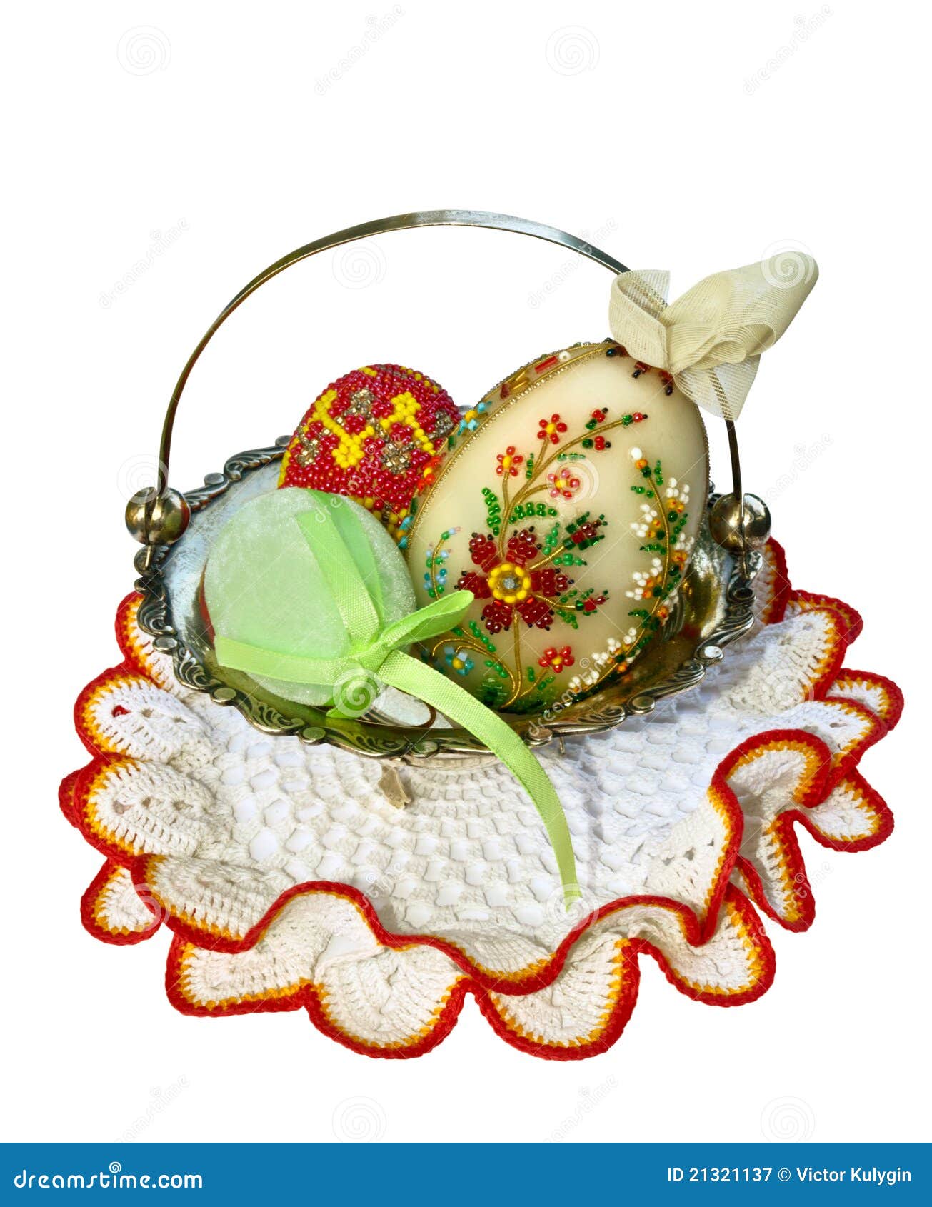 Paschal eggs stock image. Image of bead, tradition, traditional - 21321137