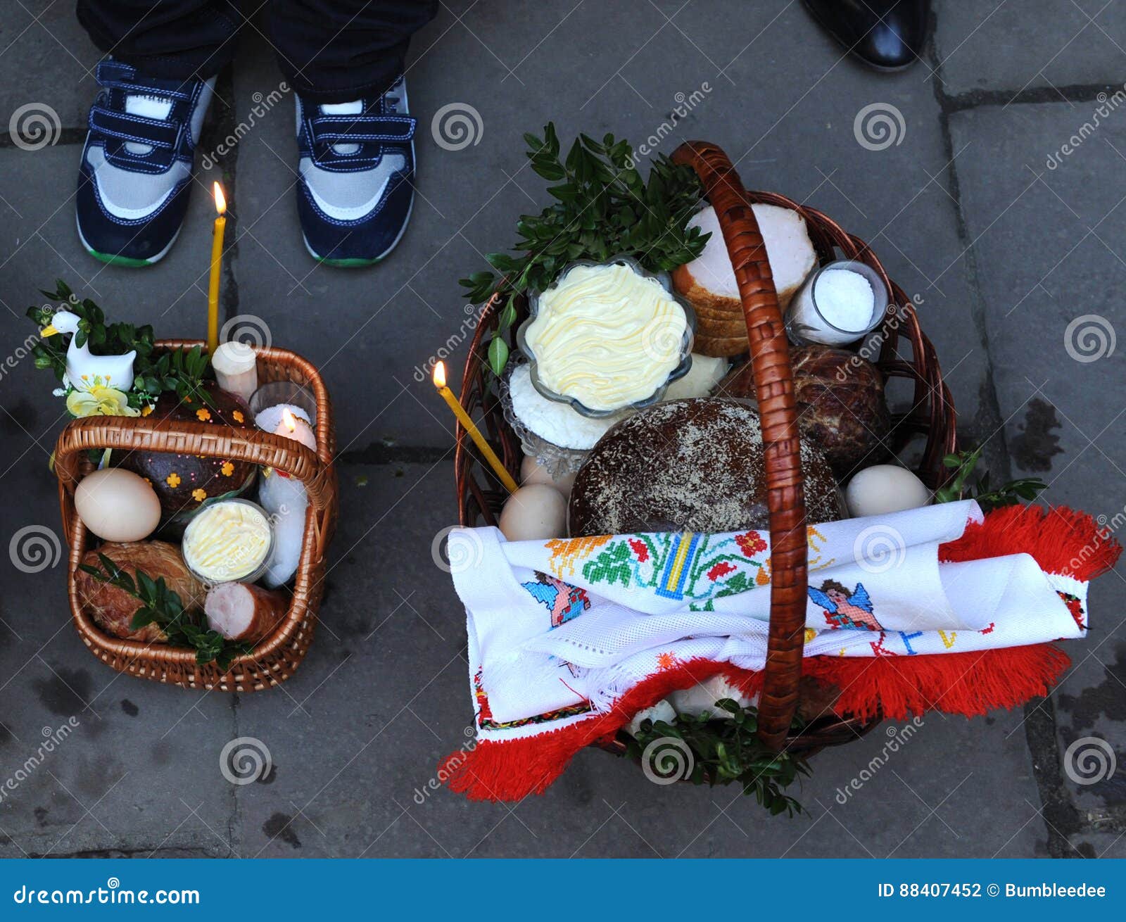 Pasen-mand, Eieren, Orthodoxe Pasen, Stock Foto - Image of zegen, lente ...