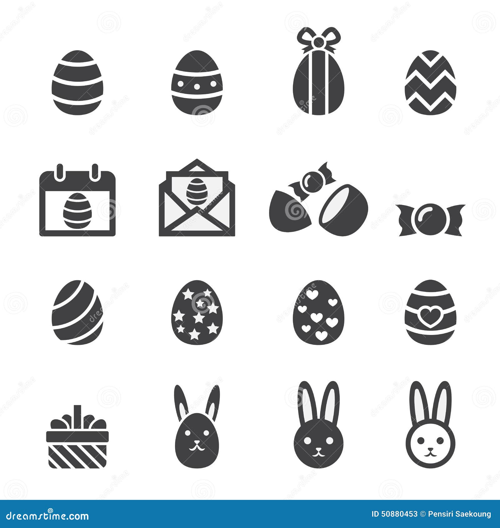 Pasen-pictogram vector illustratie. Illustration of kleur - 50880453