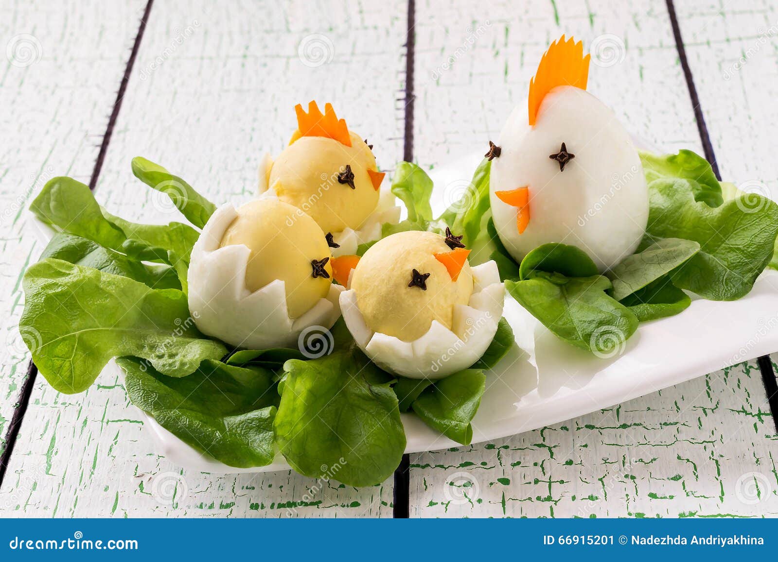 Pasen-voorgerecht Van Gekookte Eieren Stock Afbeelding - Image of ...