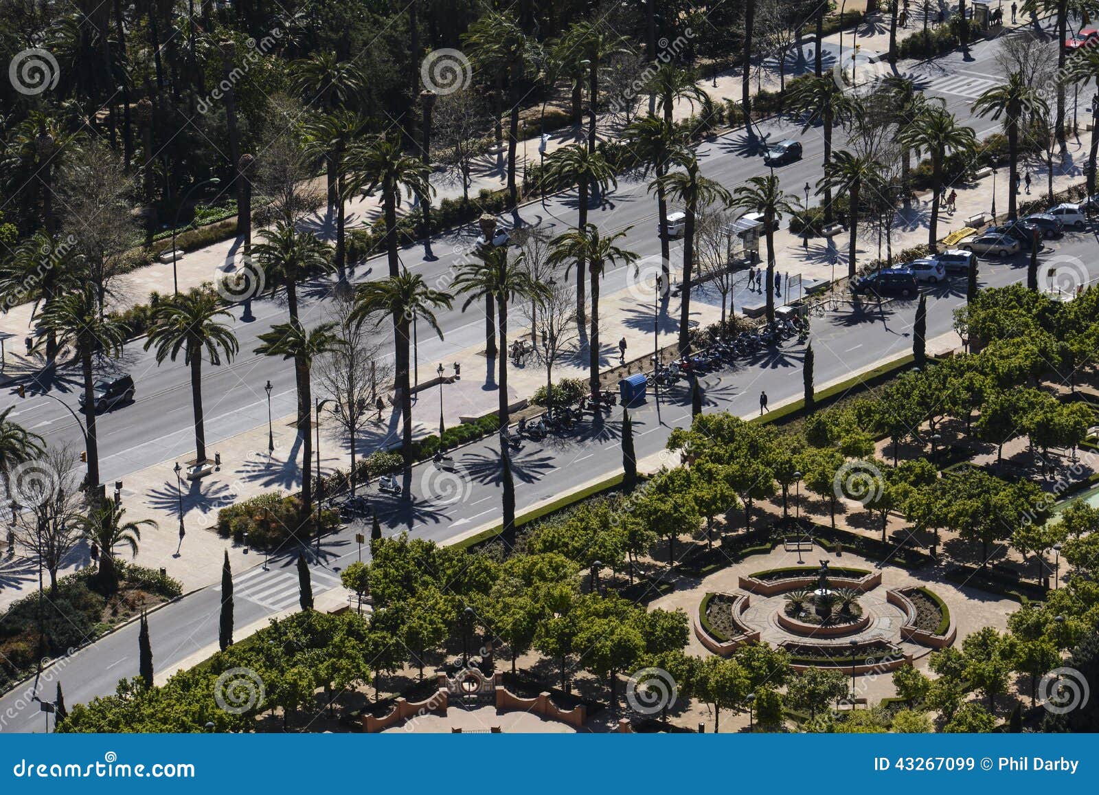 Paseo Parque stock image. Image of parque, boulevarde - 43267099