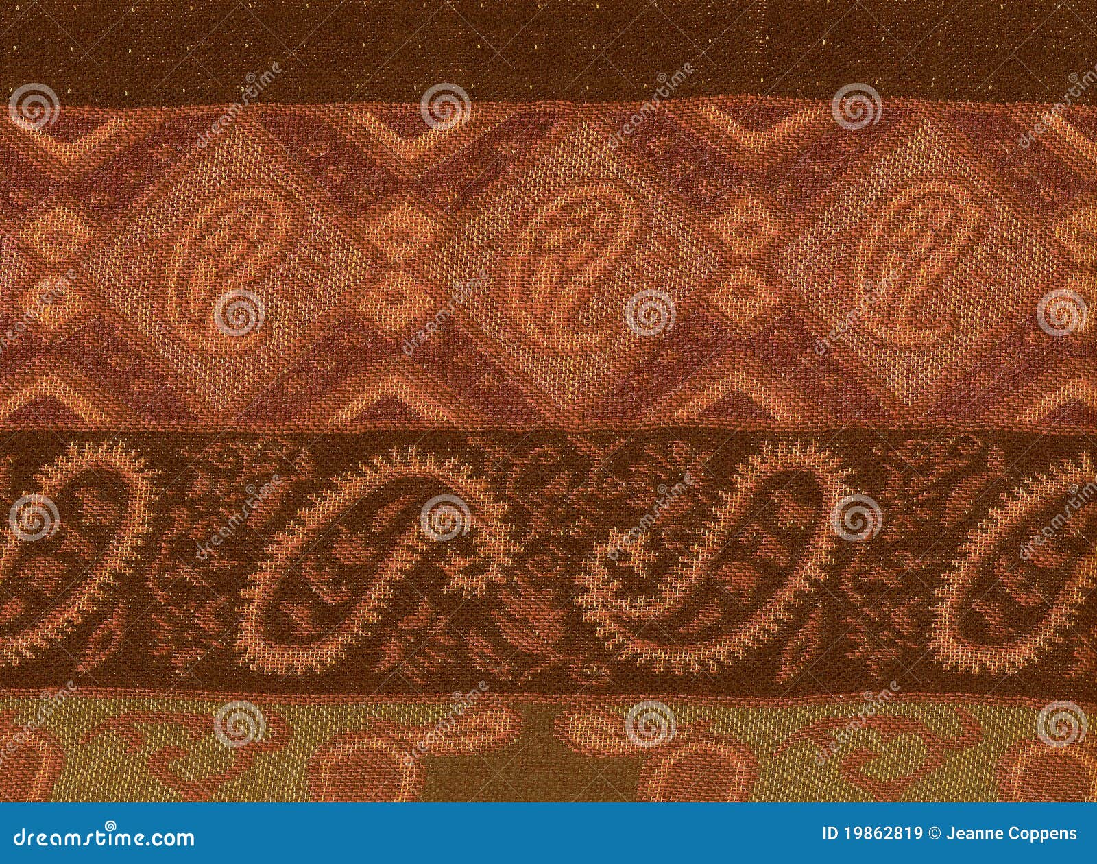 Pashmina patterns. stock image. Image of brown, fall - 19862819