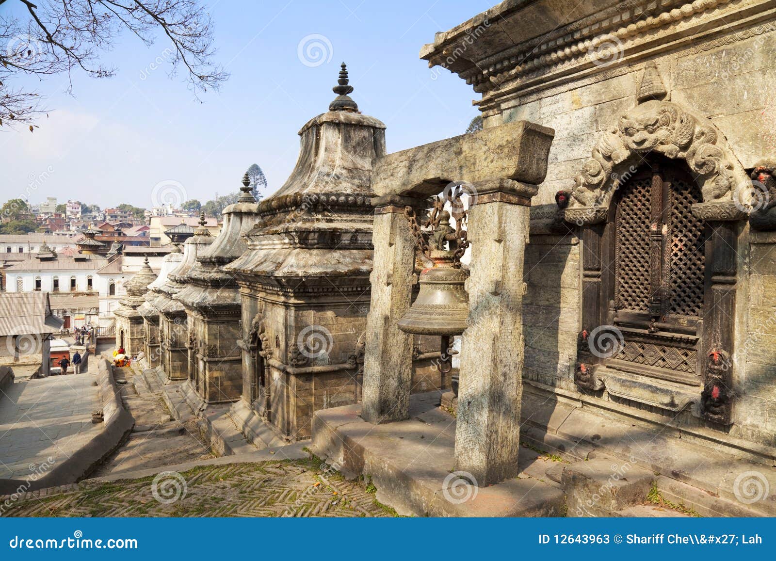 Pashupatinath Temple, Kathmandu, Nepal Stock Image - Image of buildings ...