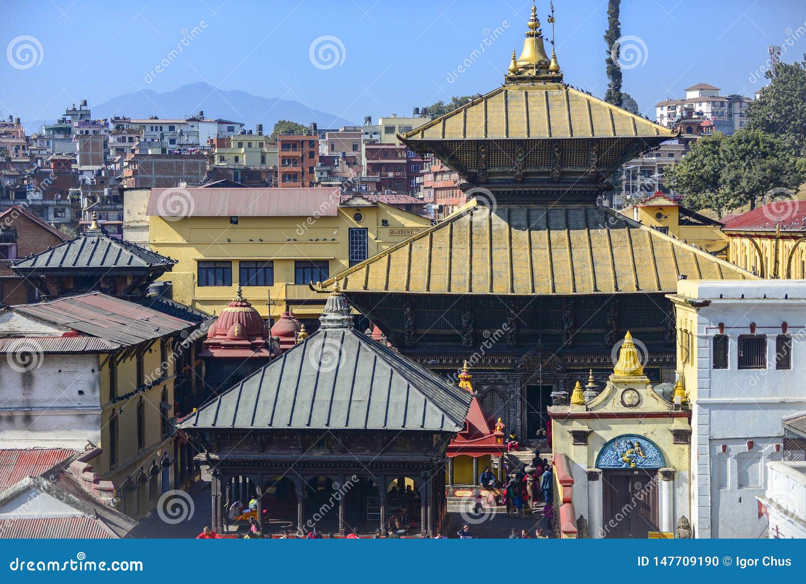 Pashupatinath Temple, Kathmandu, Nepal. Editorial Image - Image of ...