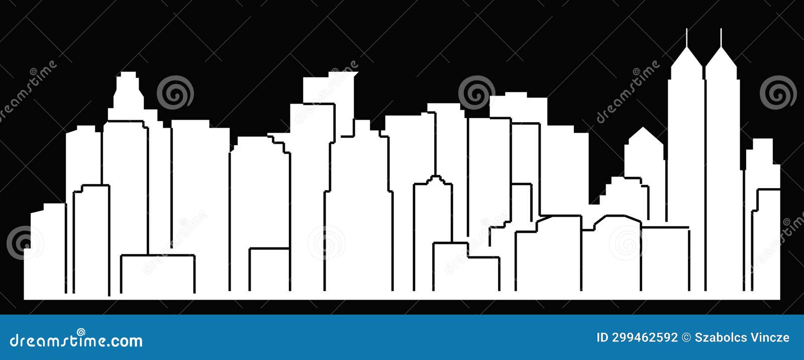 Pasig, Philippines City Silhouette Vector Illustration | CartoonDealer ...