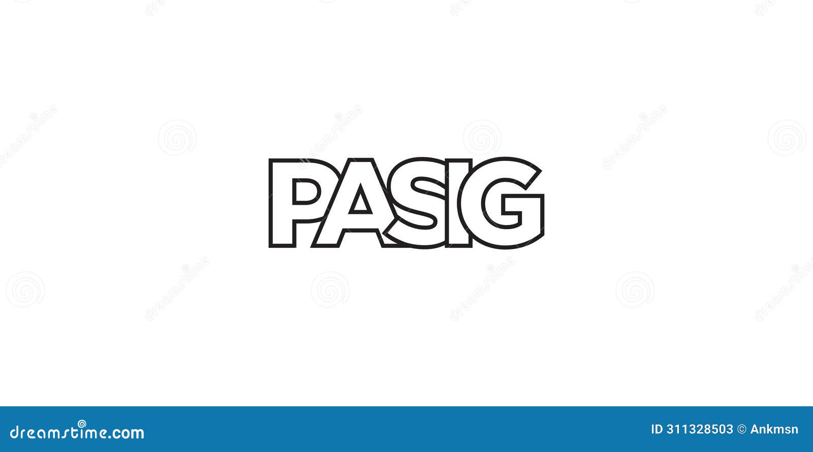 Pasig Philippines Silhouette Map With Transparent Background Cartoon ...