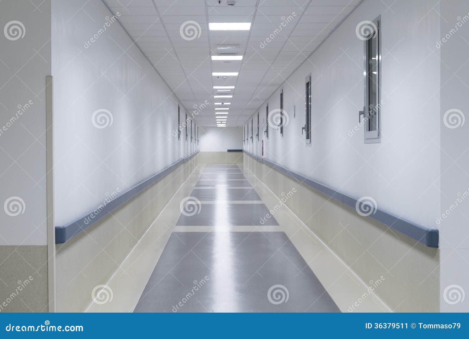 Pasillo del hospital imagen de archivo. Imagen de fondo - 36379511