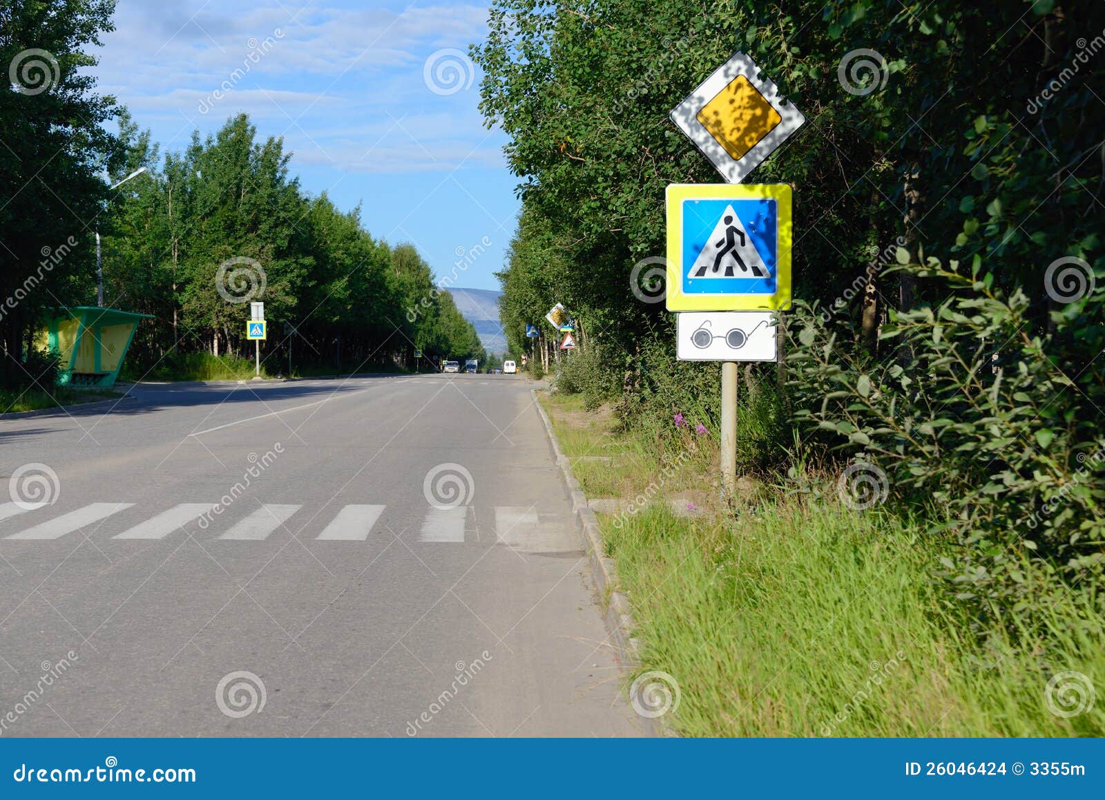 Paso de cebra foto de archivo. Imagen de hierba, exterior - 26046424