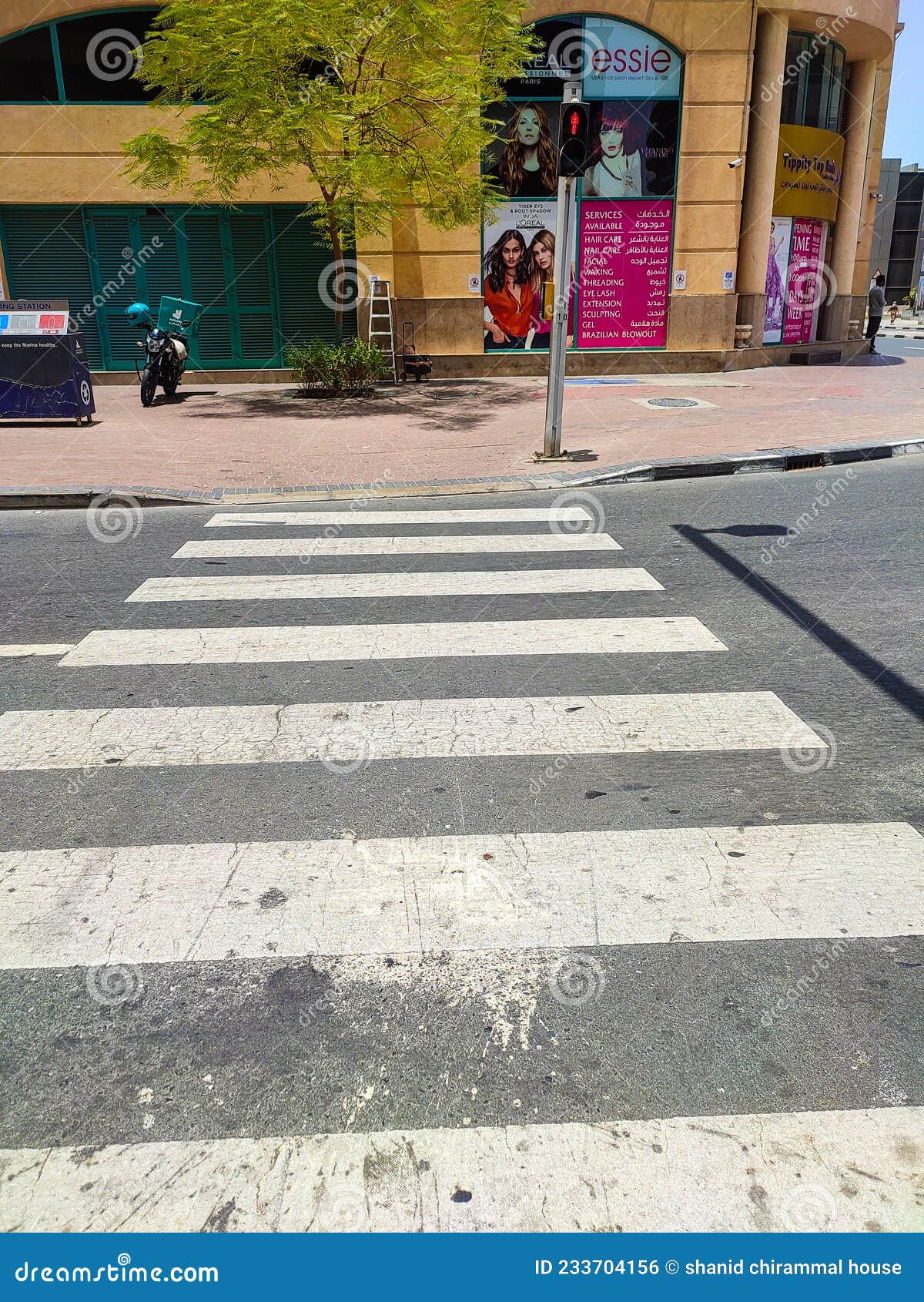 Paso peatonal foto editorial. Imagen de calzada, acera - 233704156