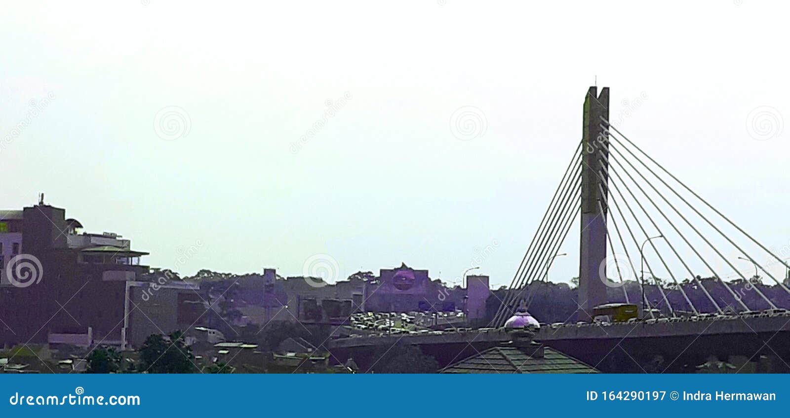 The Pasopati Bridge - the Icon of City Bandung . Bandung, West Java ...