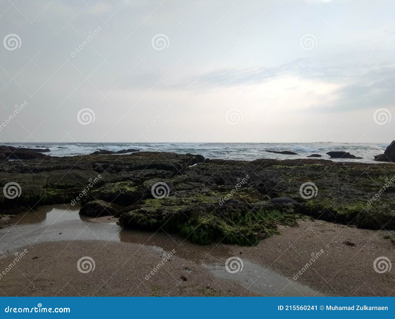 Pasput Beach, Cihara District, Lebak Regency Stock Image - Image of ...
