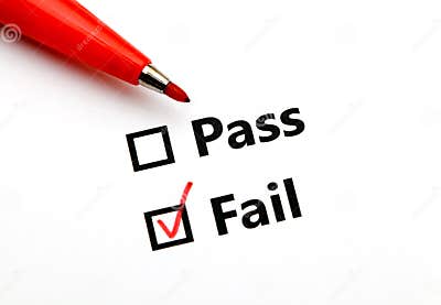 Pass or fail stock photo. Image of time, paper, chose - 38454708