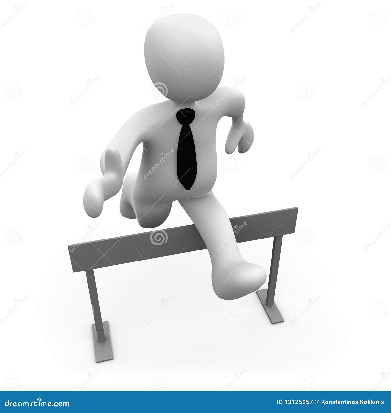 Pass the Obstacles stock illustration. Illustration of competition ...