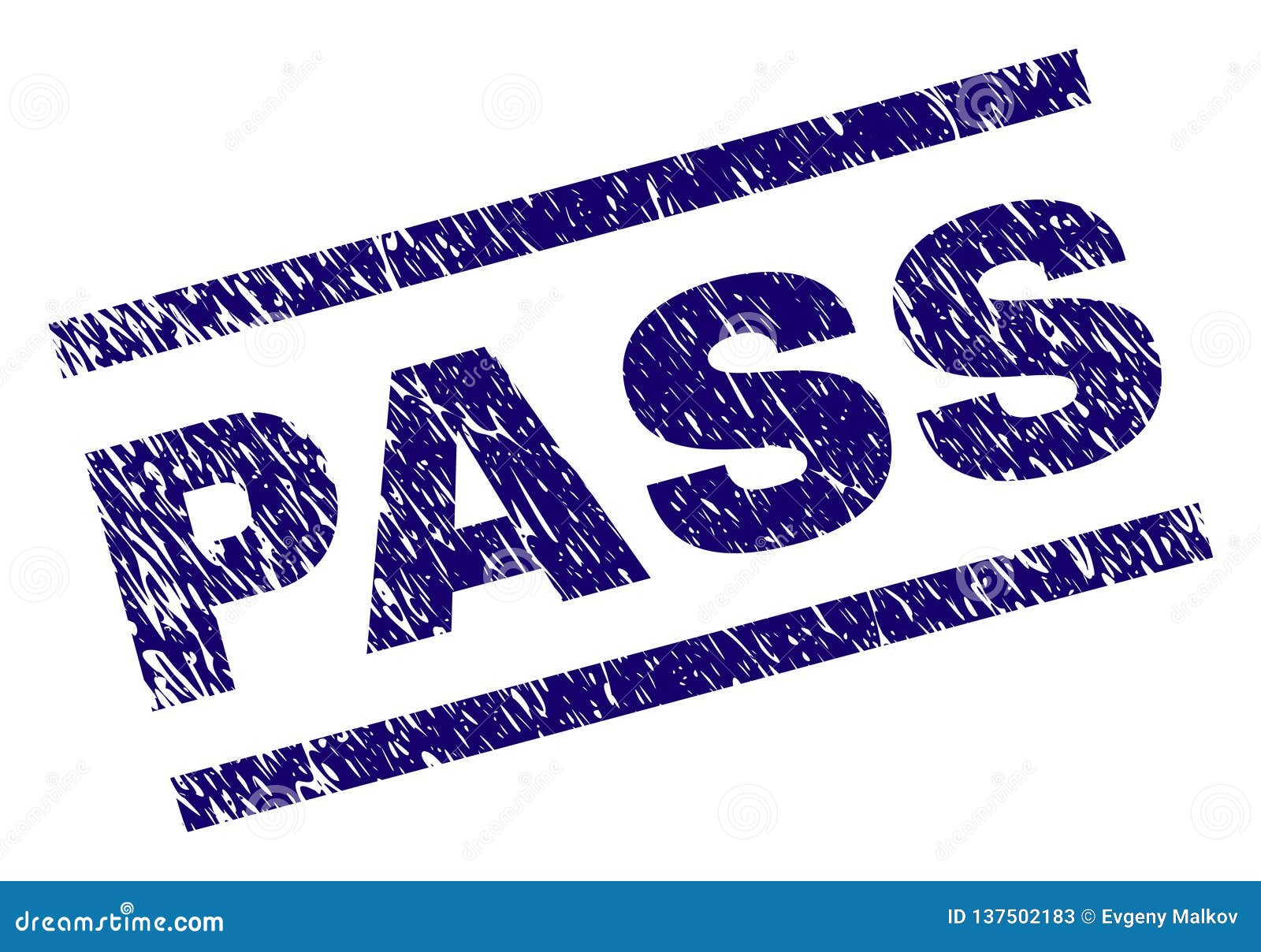 Scratched Textured PASS Stamp Seal Stock Vector - Illustration of ...