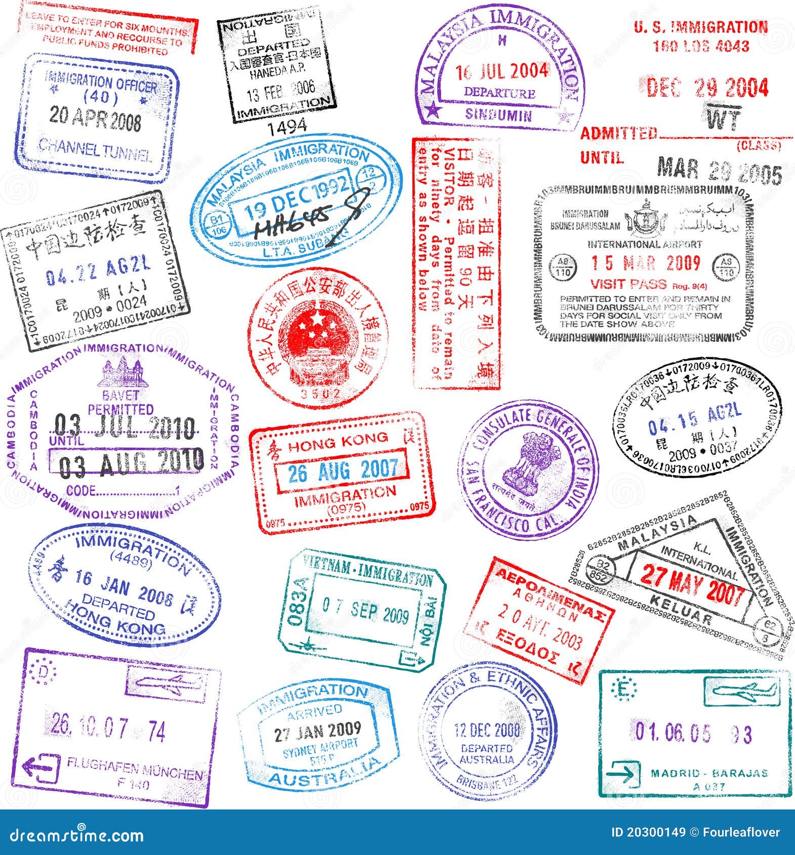 Pass-Stempel vektor abbildung. Illustration von zieleinheiten - 20300149